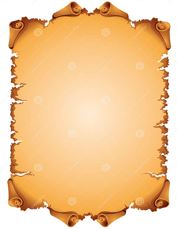 Perkament, Codex, Manuscript, Huid Vector Illustratie - Illustration of ...