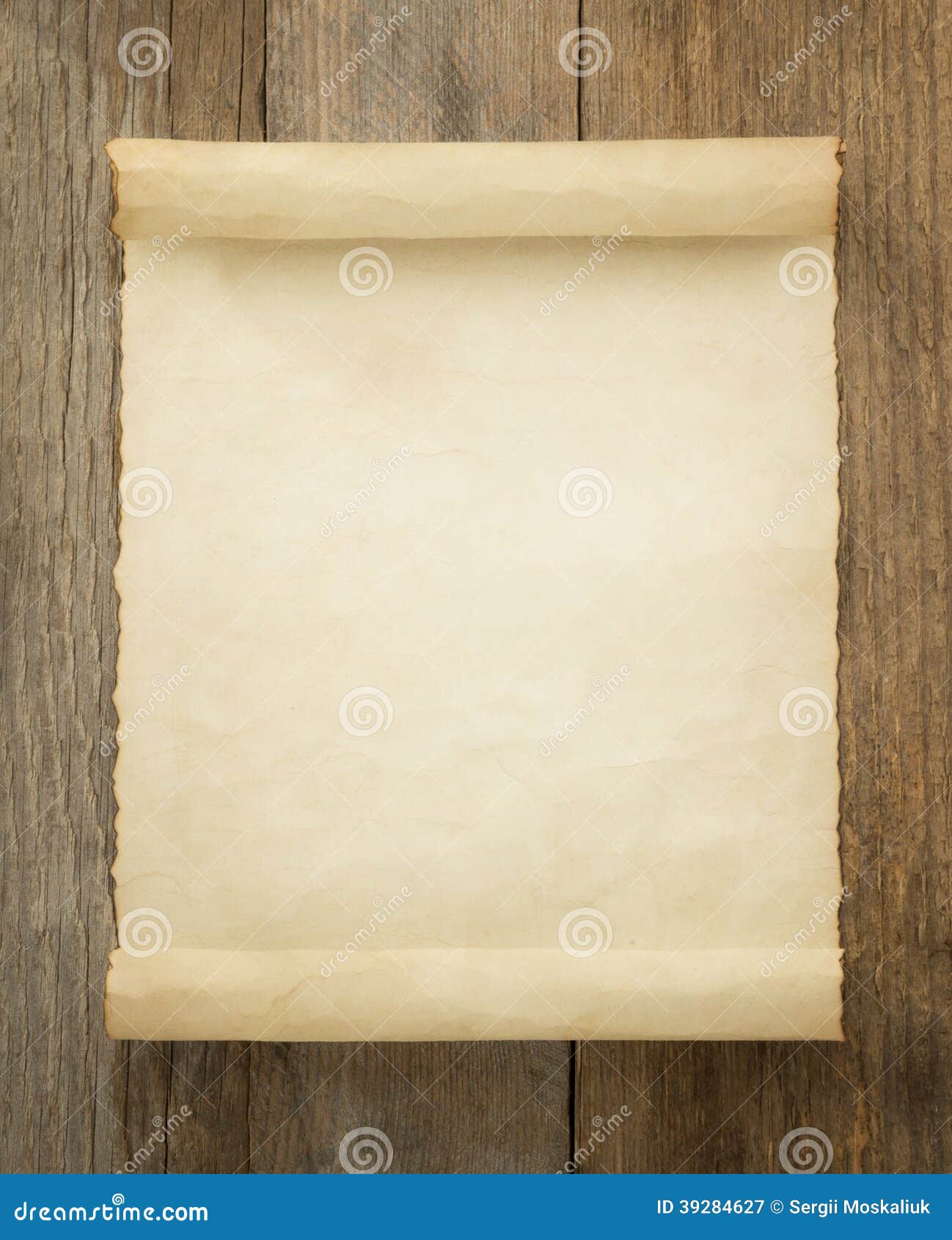 Perkamentrol stock afbeelding. Image of bruin, artistiek - 39284627