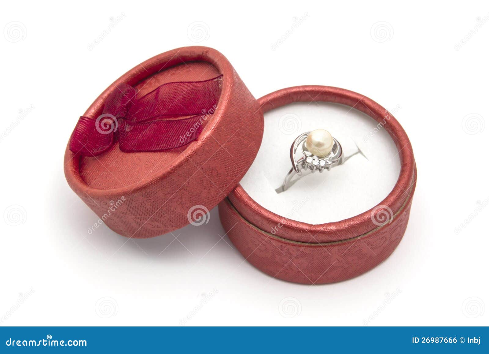 Perl Ring stock photo. Image of newly, symbolism, diamonds - 26987666