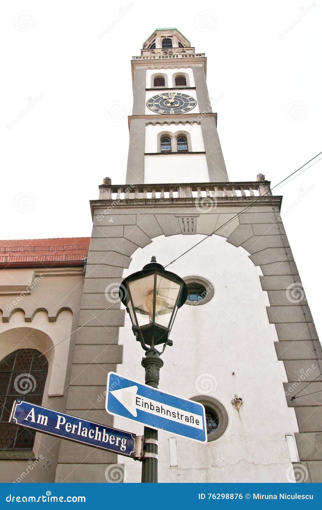 Perlach Tower, Augsburg, Germany Editorial Photo - Image of building ...