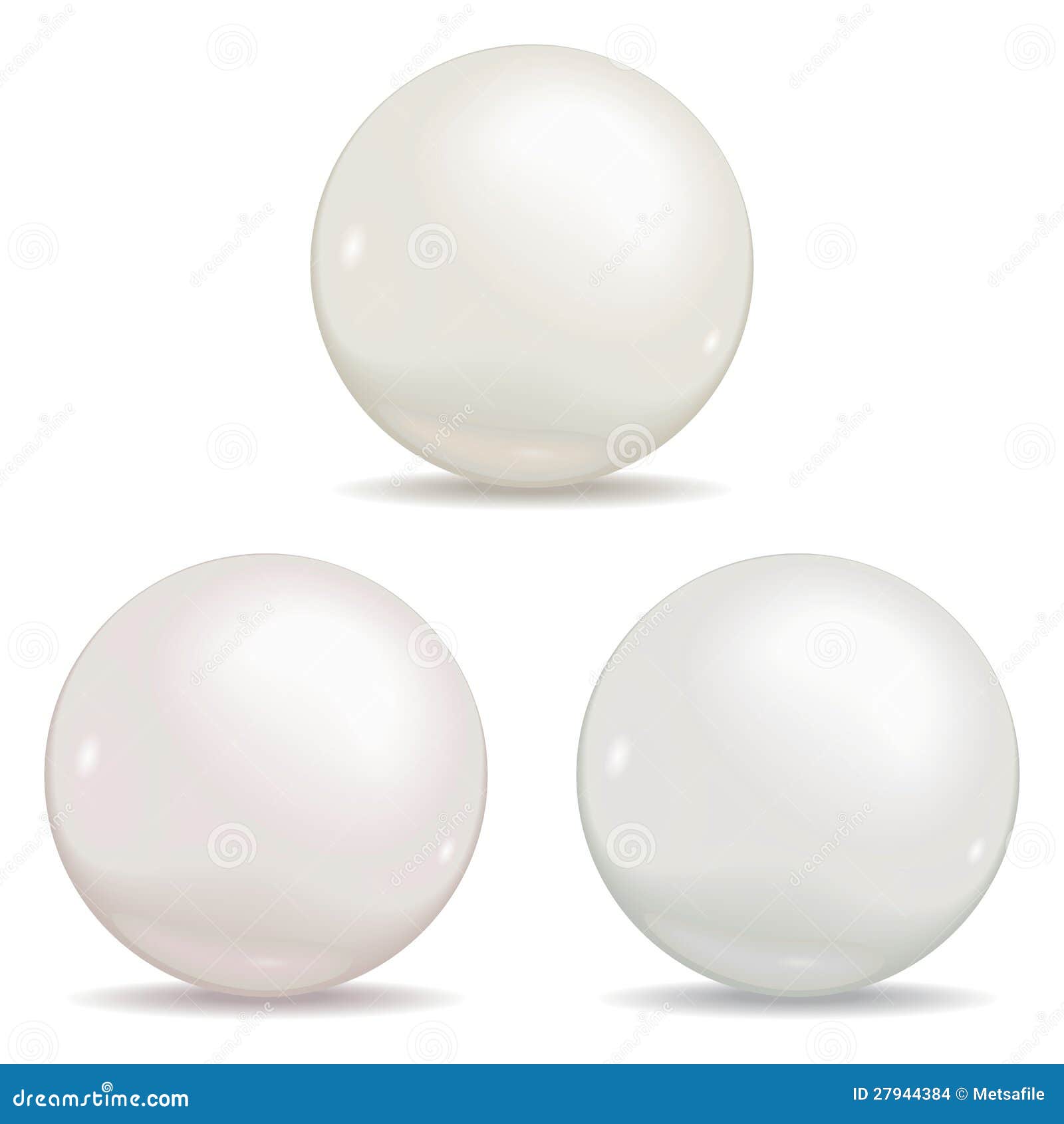 Perlas ilustración del vector. Ilustración de perla, bola - 27944384