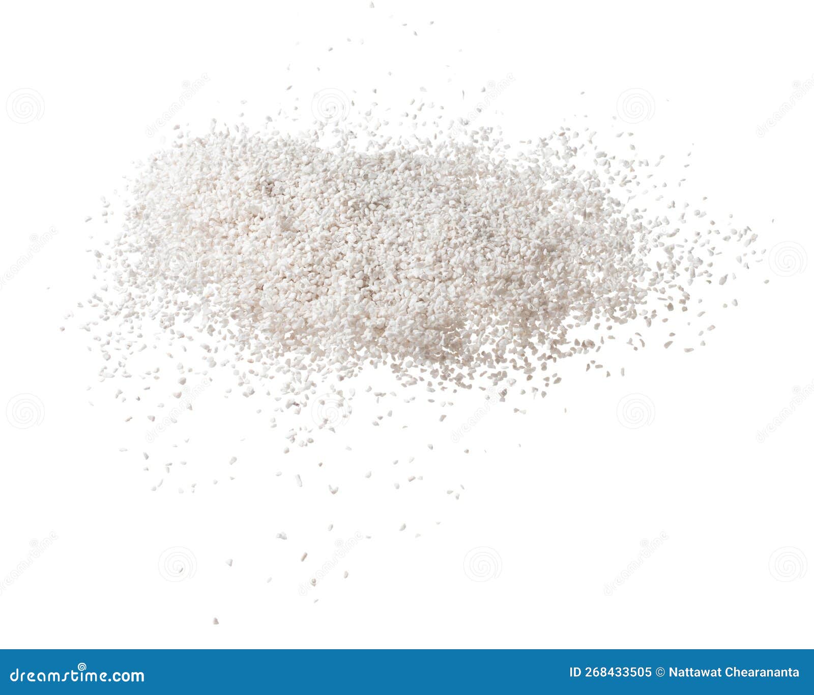 Perlite Rock Flying Explosion, Perlite White Stone Fall Down Abstract ...