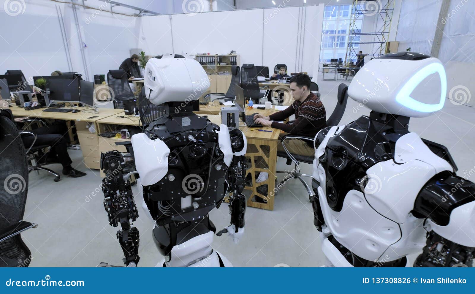 PERM RUSSIA - 13.12.2018: a Group of Software Engineers Create Software ...