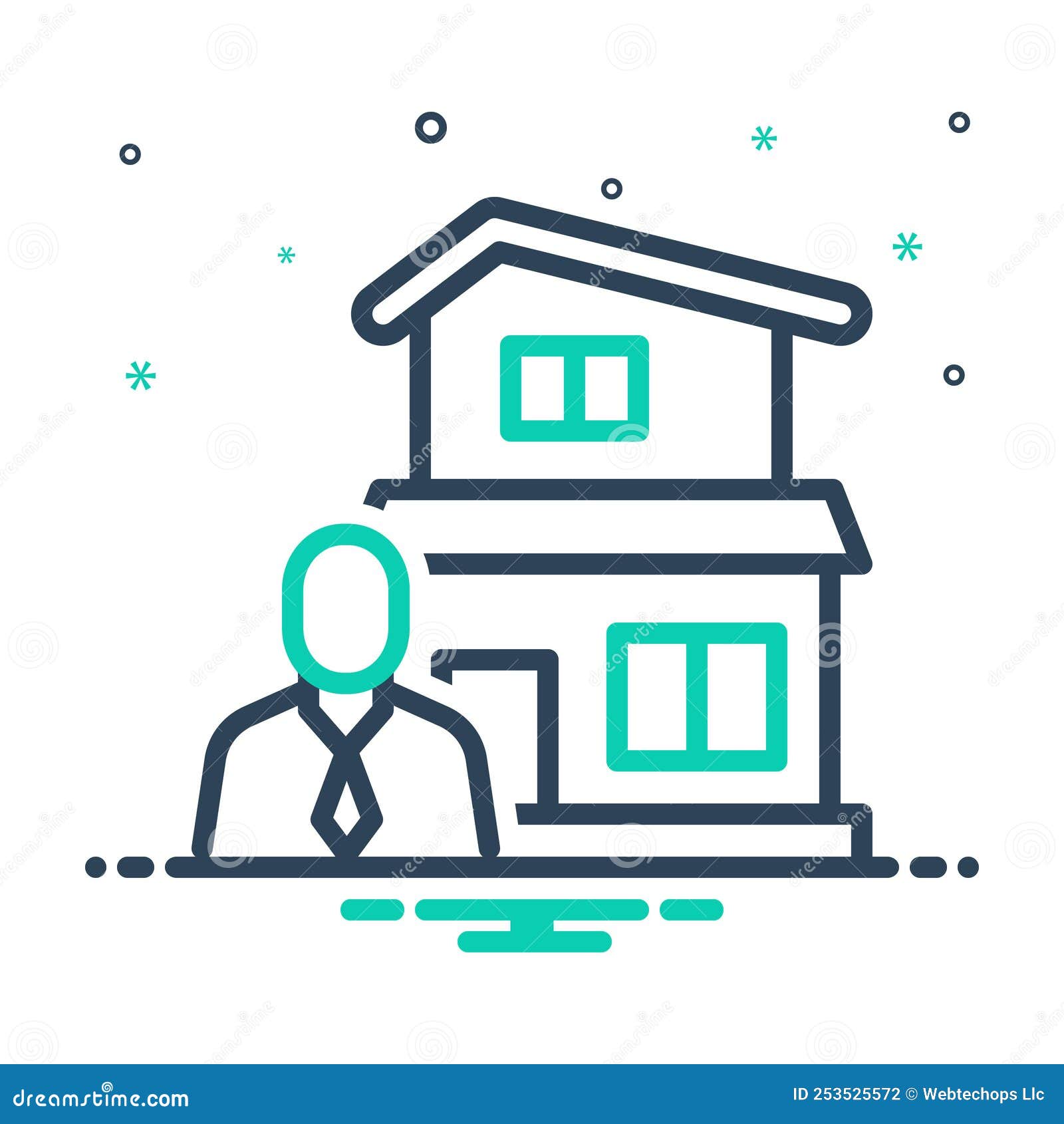 Mix Icon for Permanent, Stable and Abiding Stock Vector - Illustration ...