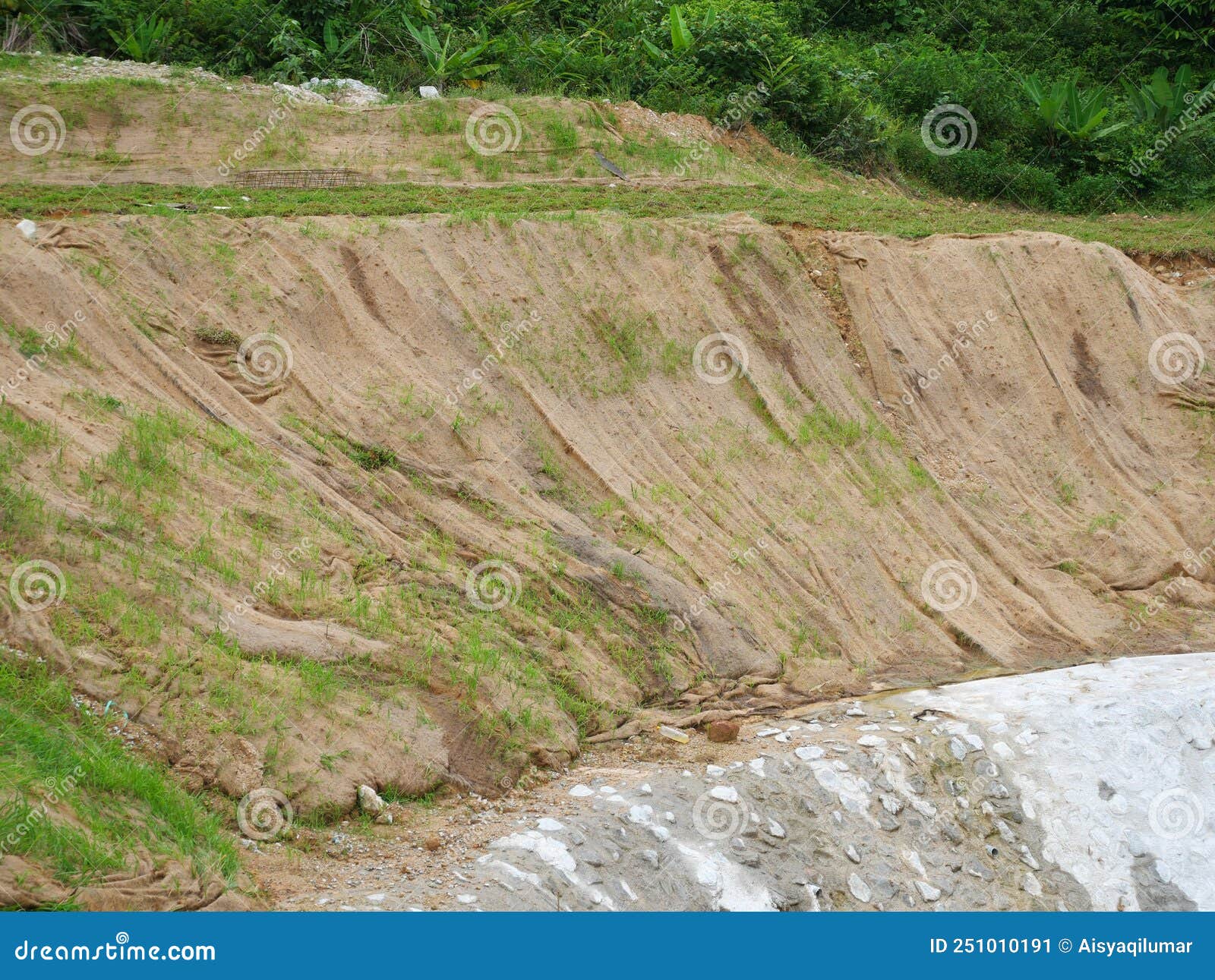 Permanent Slope Protection with Grass Using the Hydroseed Method. the ...