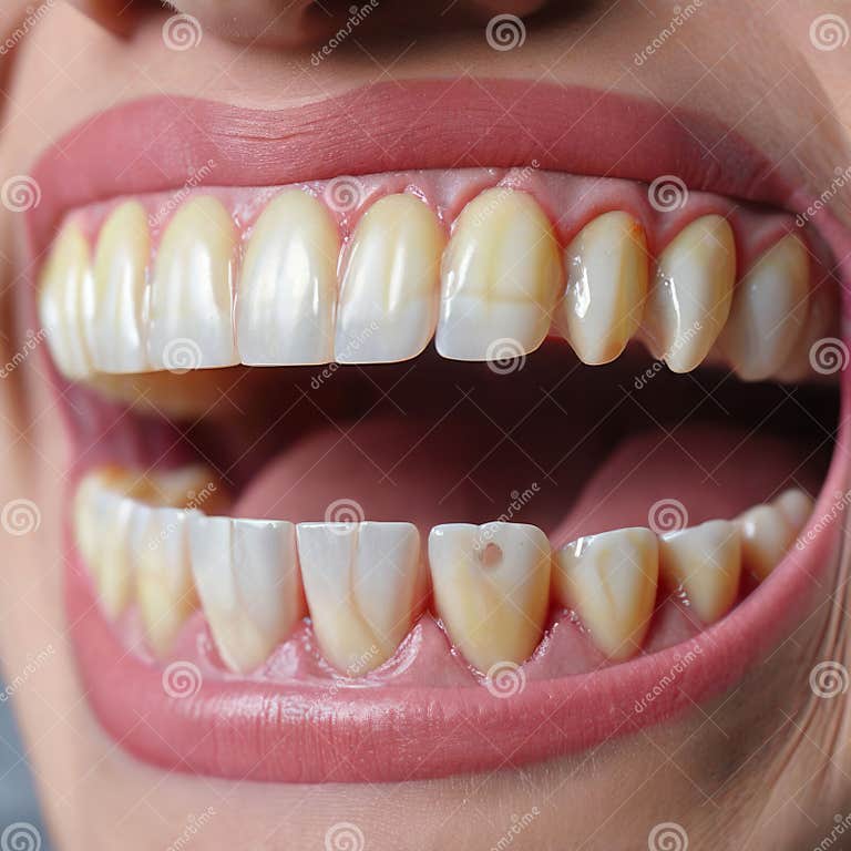 Permanent Teeth Permanent Teeth are the Adult Teeth that Replae Stock ...