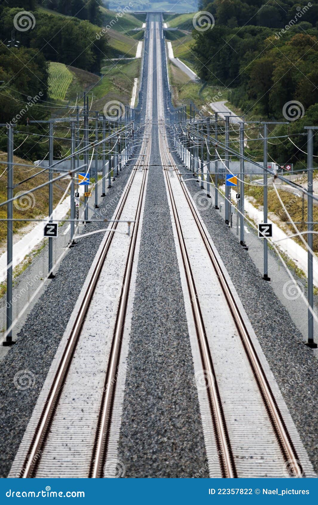 Permanent way stock photo. Image of railway, field, wood - 22357822