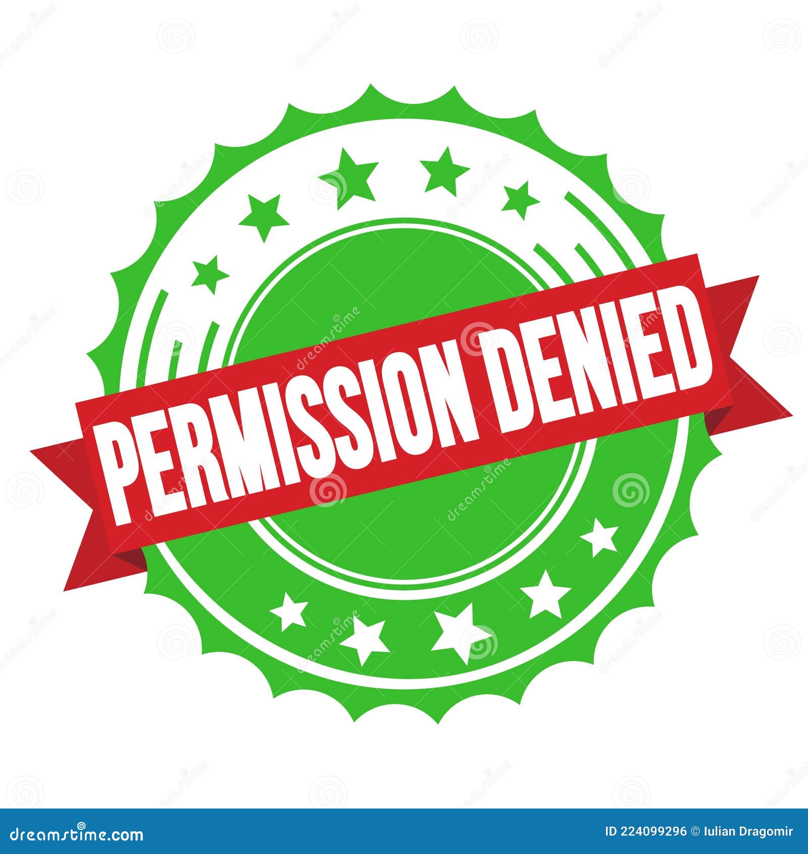PERMISSION DENIED Text on Red Green Ribbon Stamp Stock Illustration ... PERMISSION DENIED Text on Red Green Ribbon Stamp Stock Illustration ...