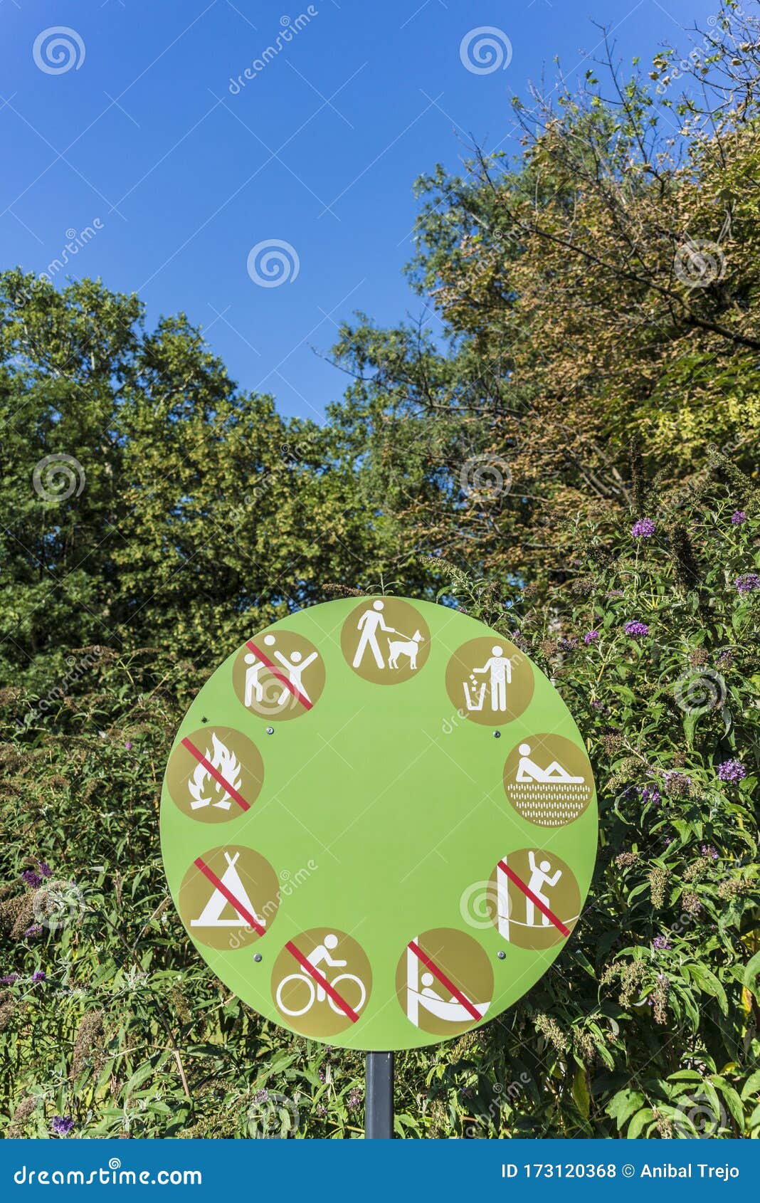 Permitted and Prohibited Activities Stock Photo - Image of signal, sign ...