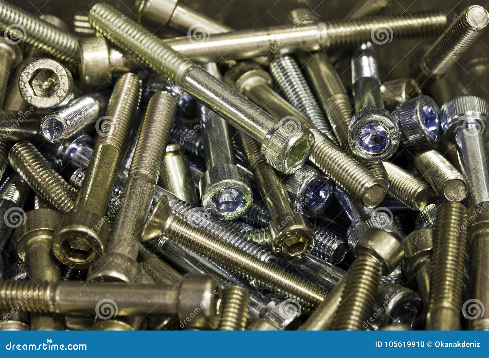 Perno De Tornillo Industrial Del Hardware Foto de archivo - Imagen de ...