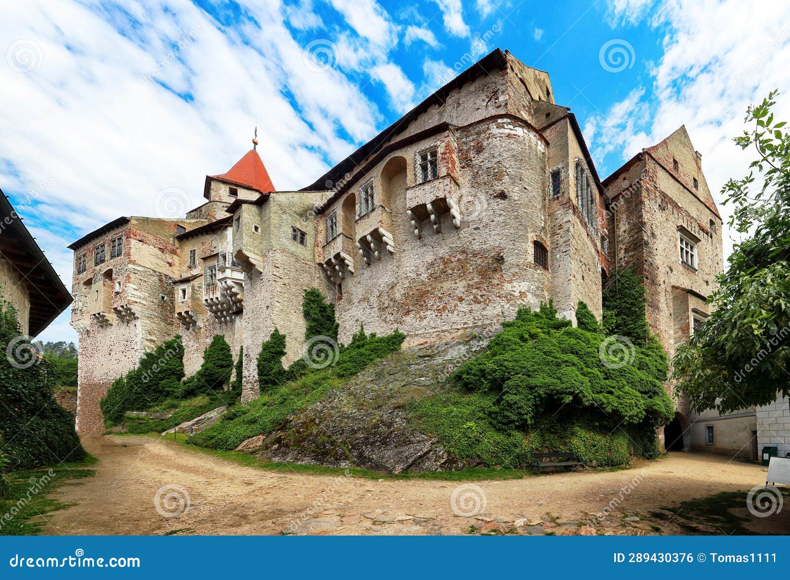 Pernstejn Castle - a Medieval Moravian Castle, Czech Republic Stock ...