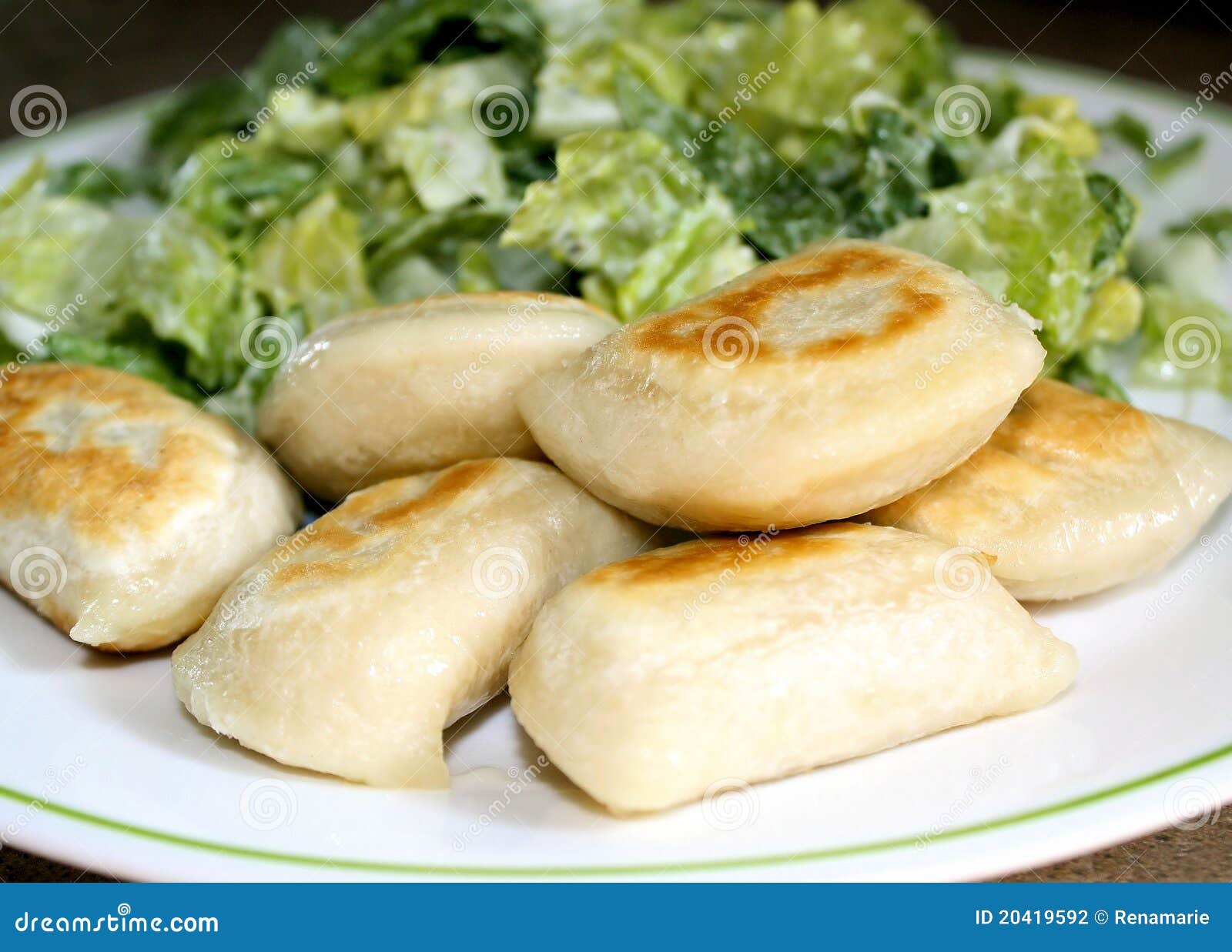 Perogies stock photo. Image of healthy, mealtime, plate - 20419592
