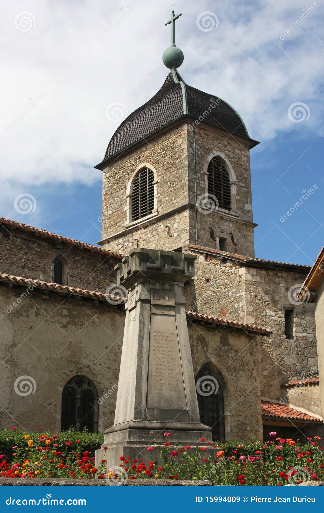 Perouges stock image. Image of restore, church, town - 15994009