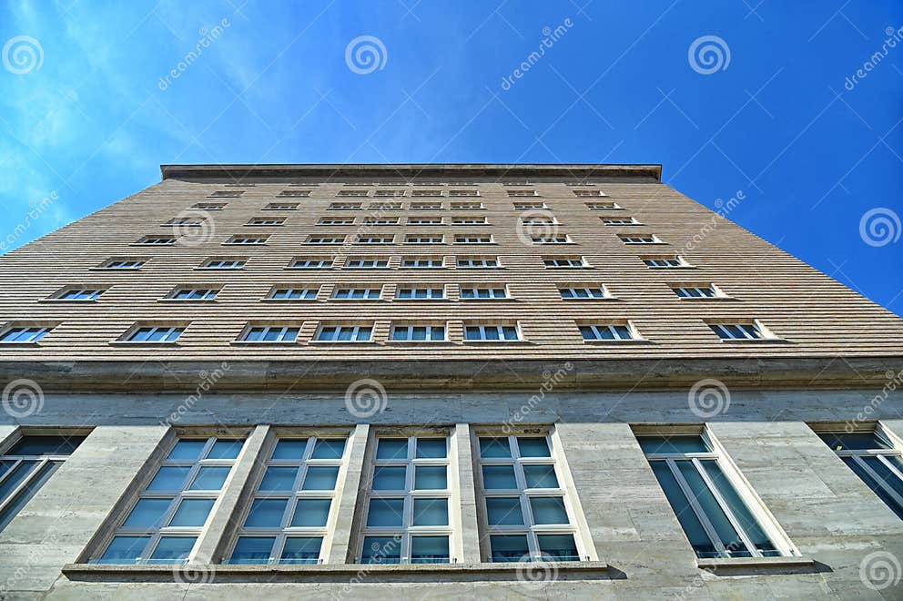 Perpective View from Below of Residential Building Stock Image - Image ...