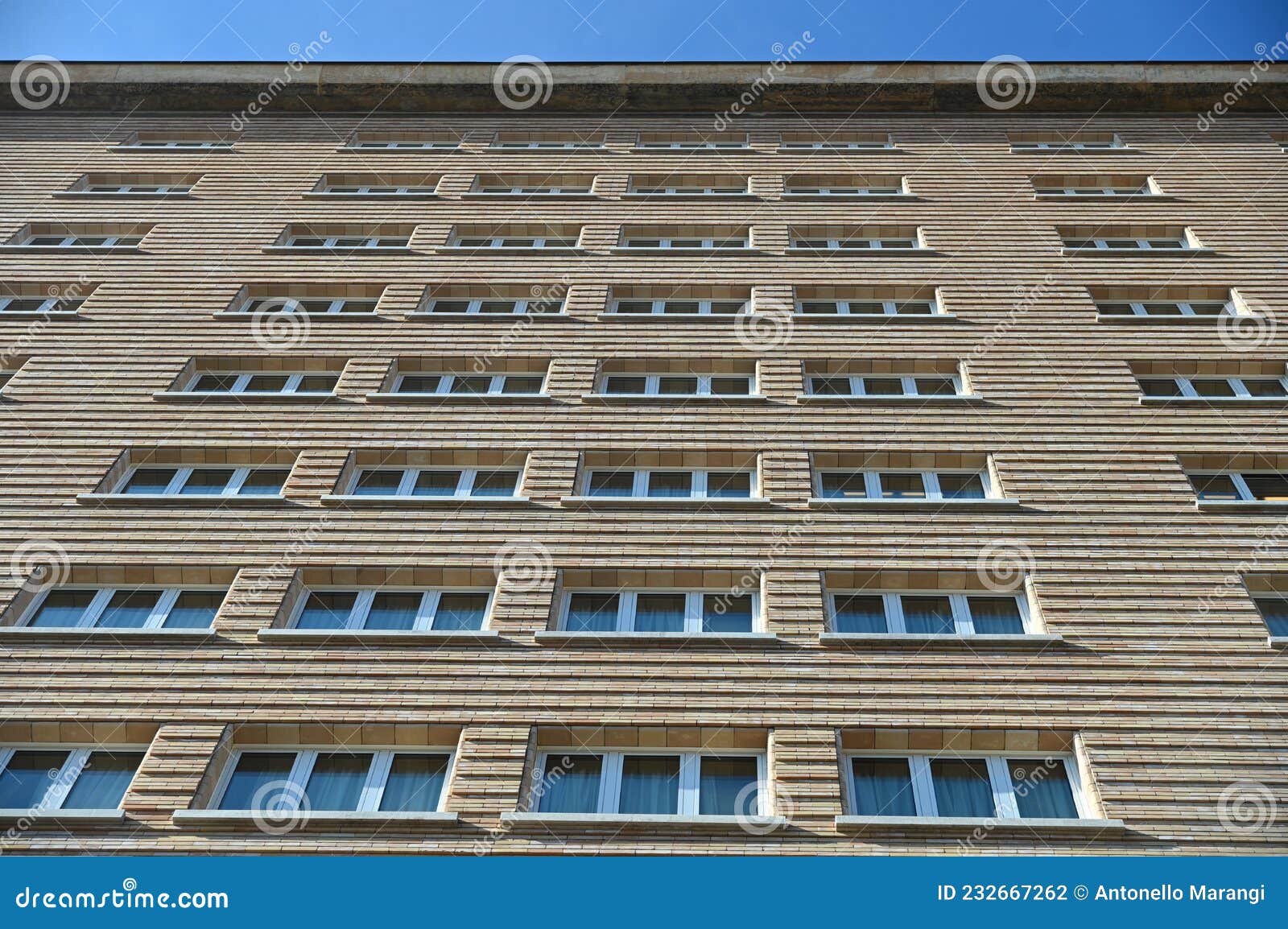 Perpective View from Below of Residential Building Stock Photo - Image ...