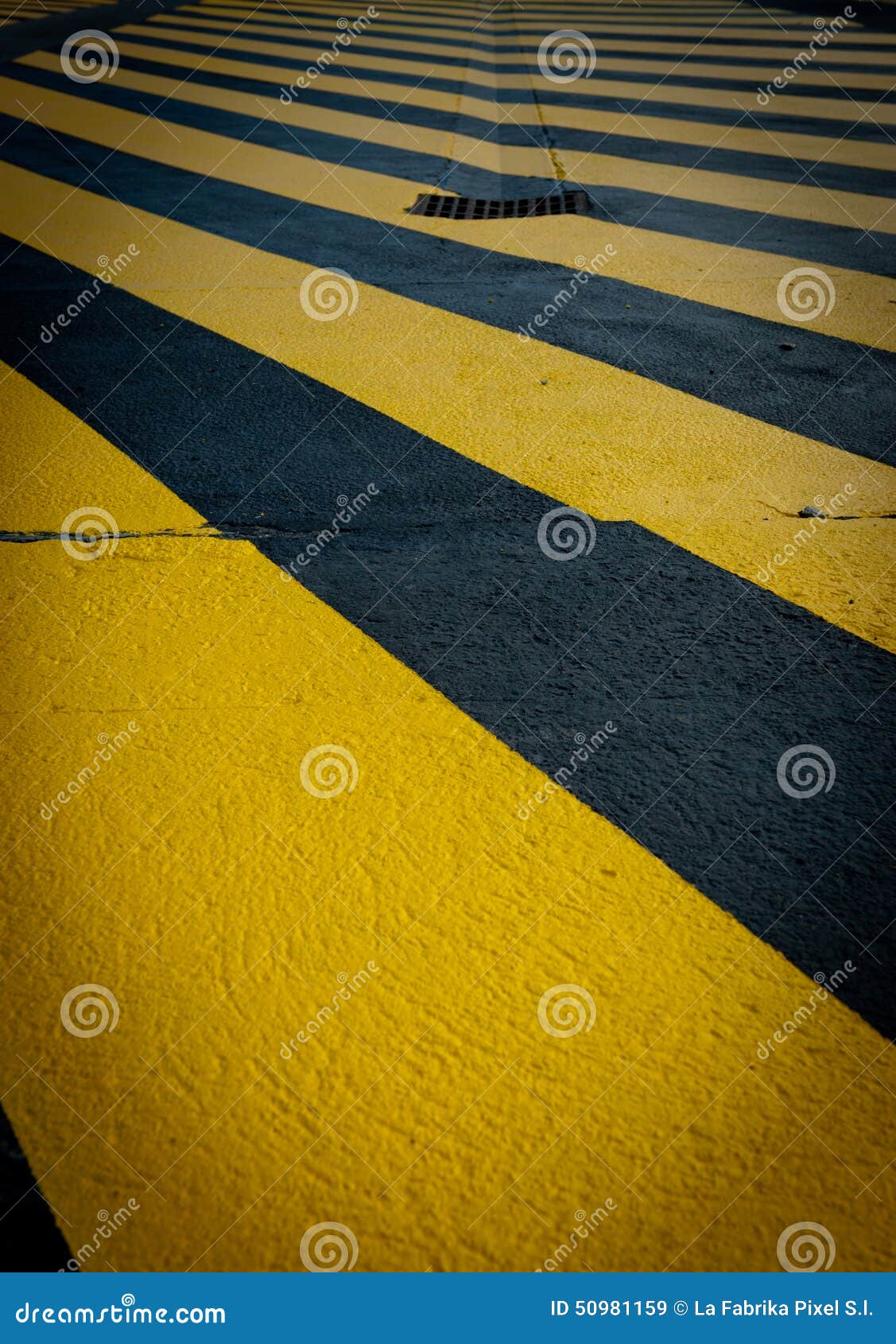 Yellow Pedestrian Push Button And A Crossroad Stock Photography ...
