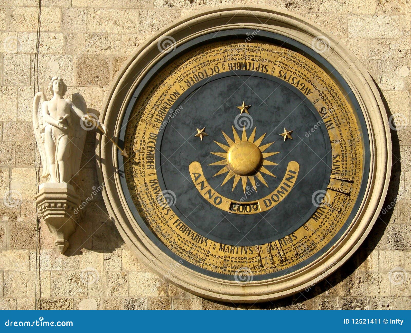 Perpetual calendar stock image. Image of control, italy - 12521411