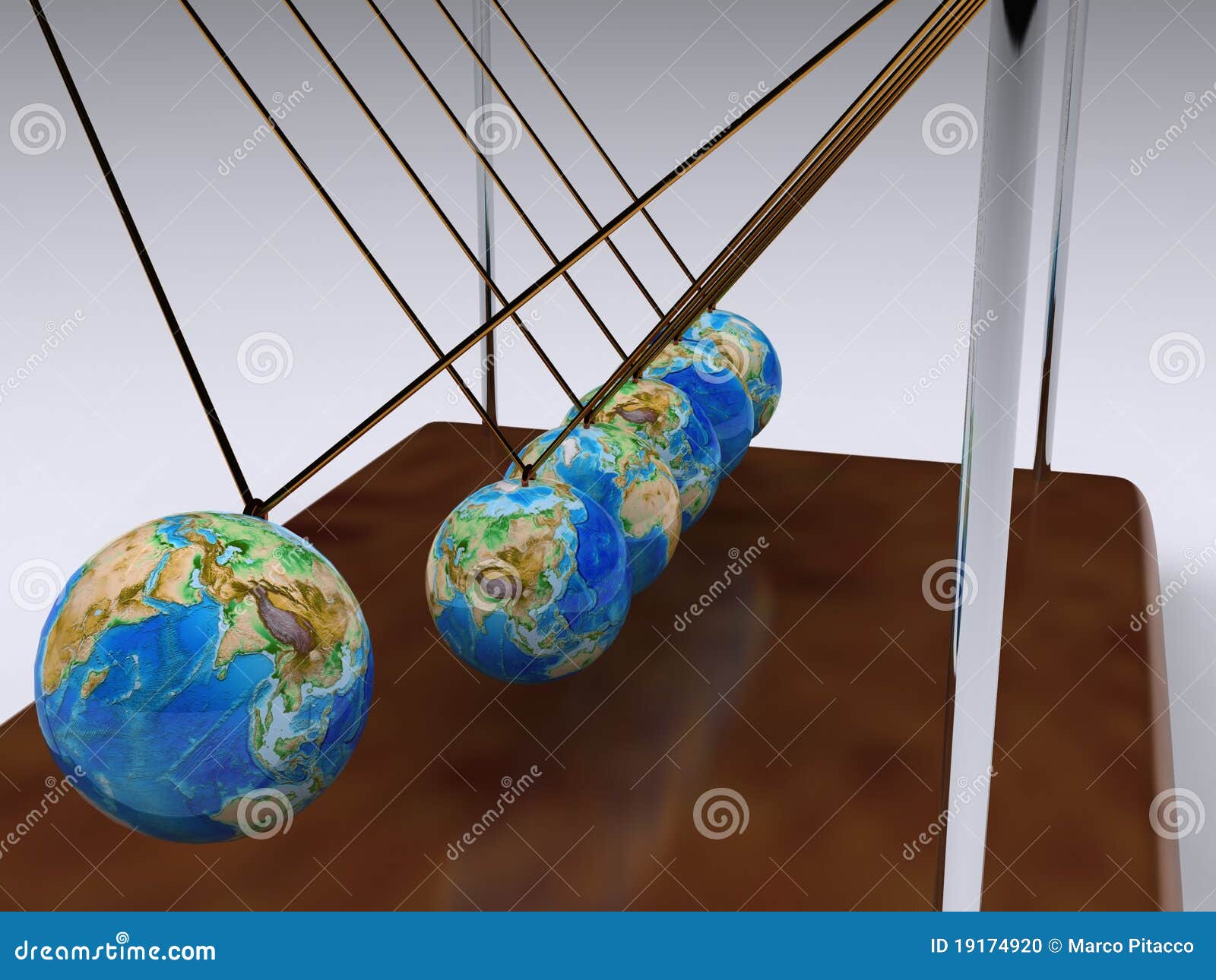 Perpetual motion stock illustration. Illustration of action - 19174920