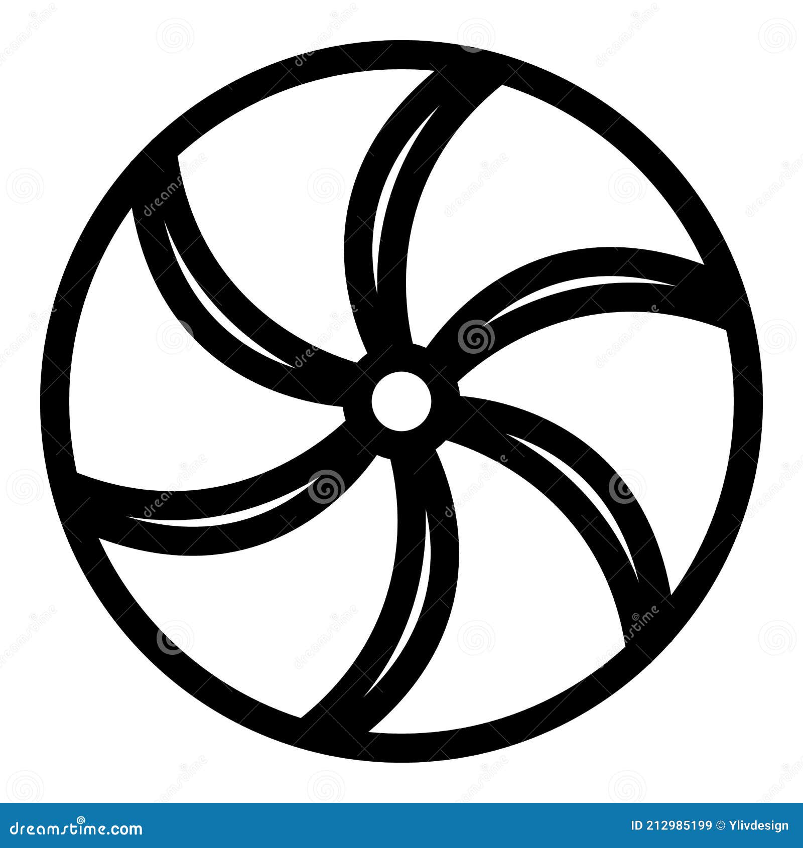 Perpetual Motion Circle Icon, Outline Style Stock Vector - Illustration ...