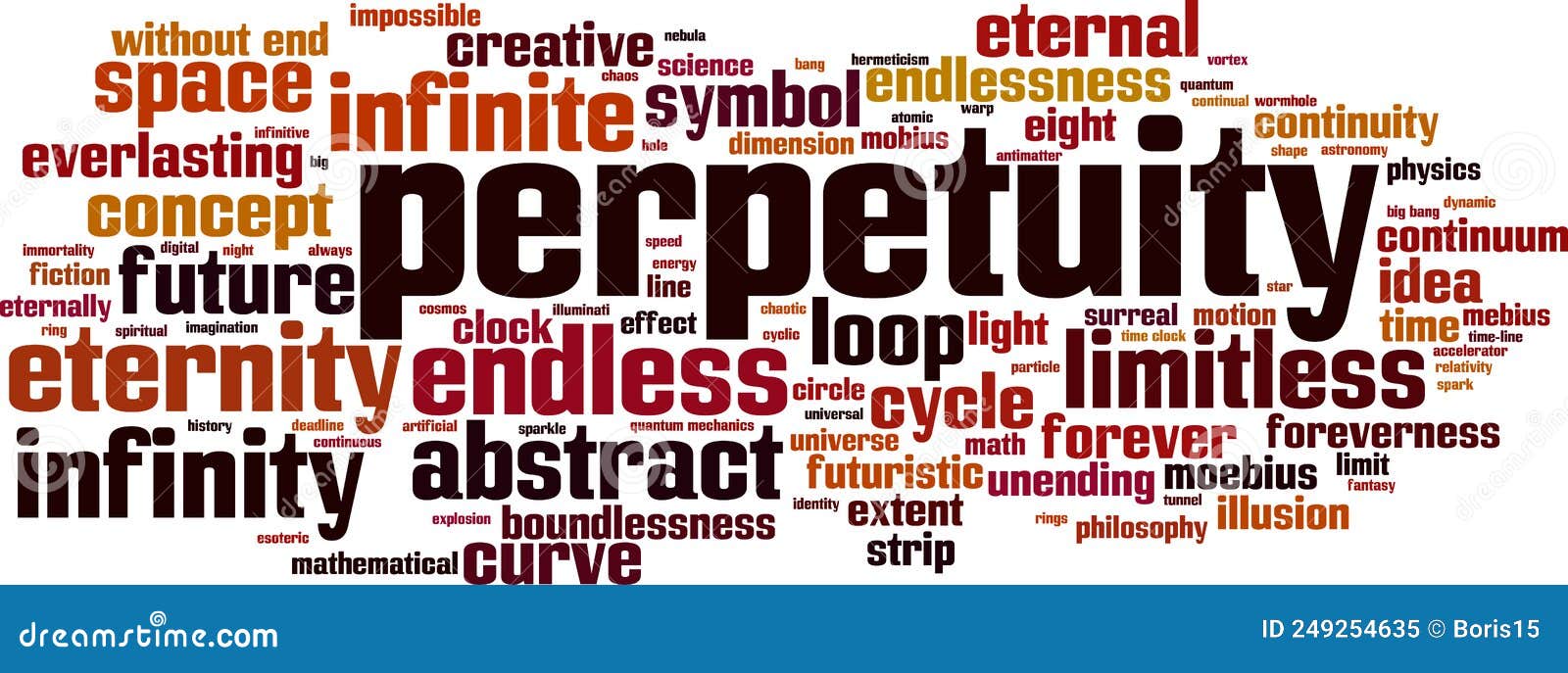 Eternity Word Cloud Vector Illustration | CartoonDealer.com #154724732