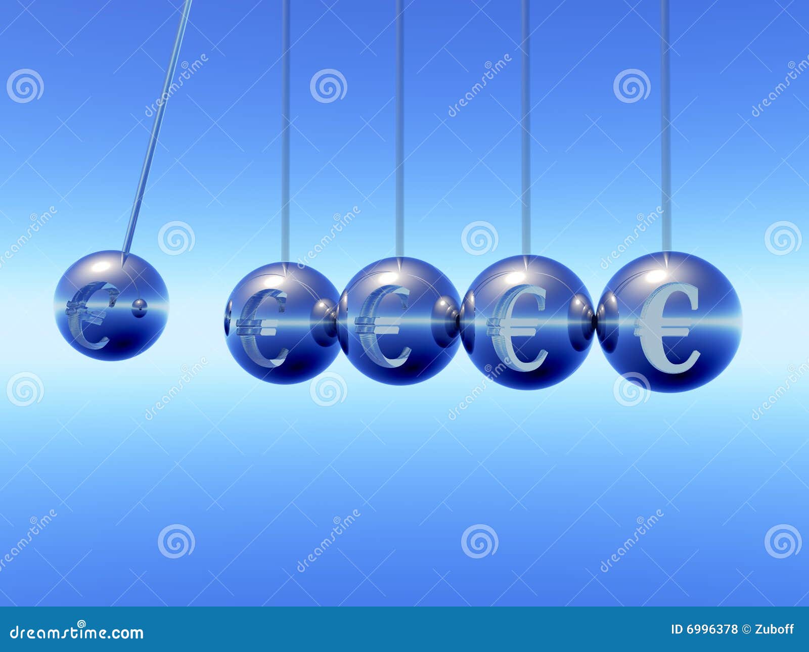Perpetuum Mobile stock illustration. Illustration of bounce - 6996378
