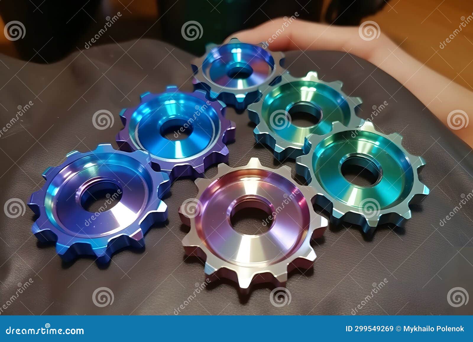 Perpetuum Mobile. Color Gears Stock Image - Image of computing ...