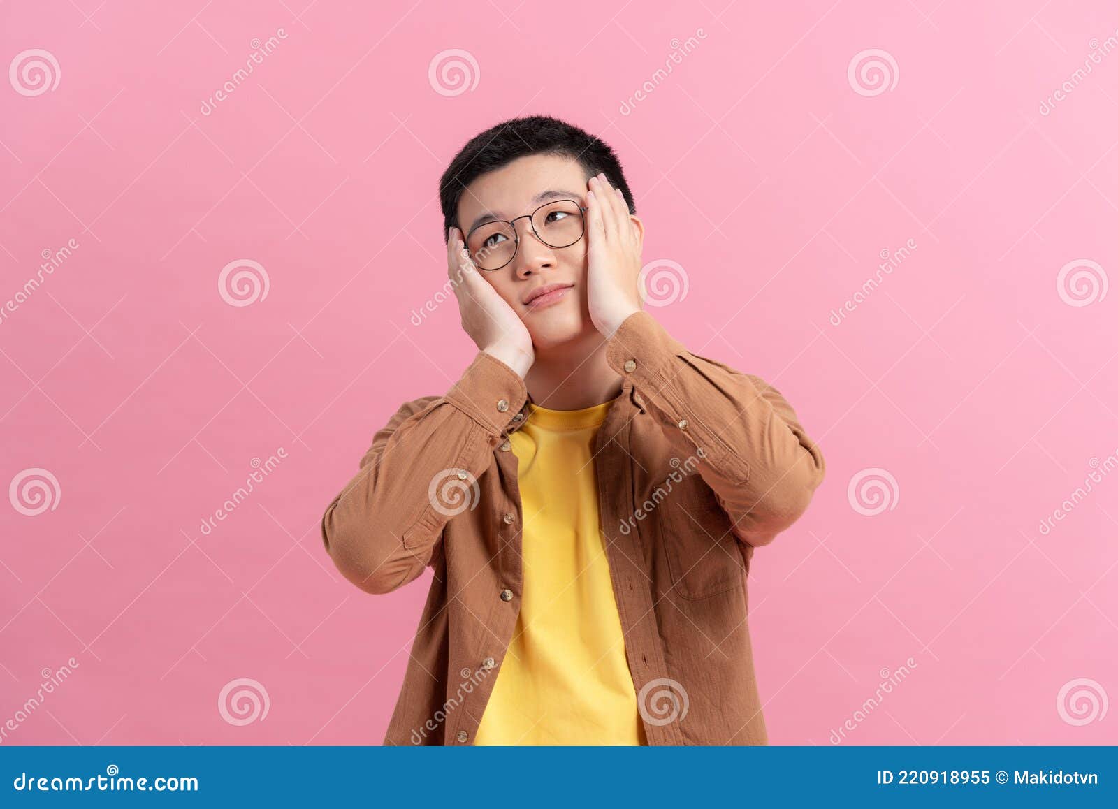 Perplexed Man Reaction with Unbelief Emotion Stock Image - Image of ...