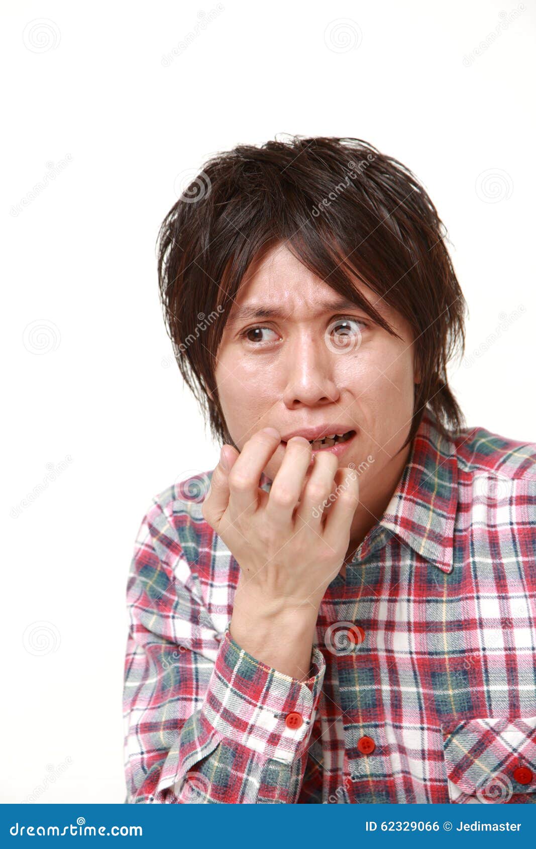 Perplexed man stock photo. Image of anxiety, fear, emotion - 62329066