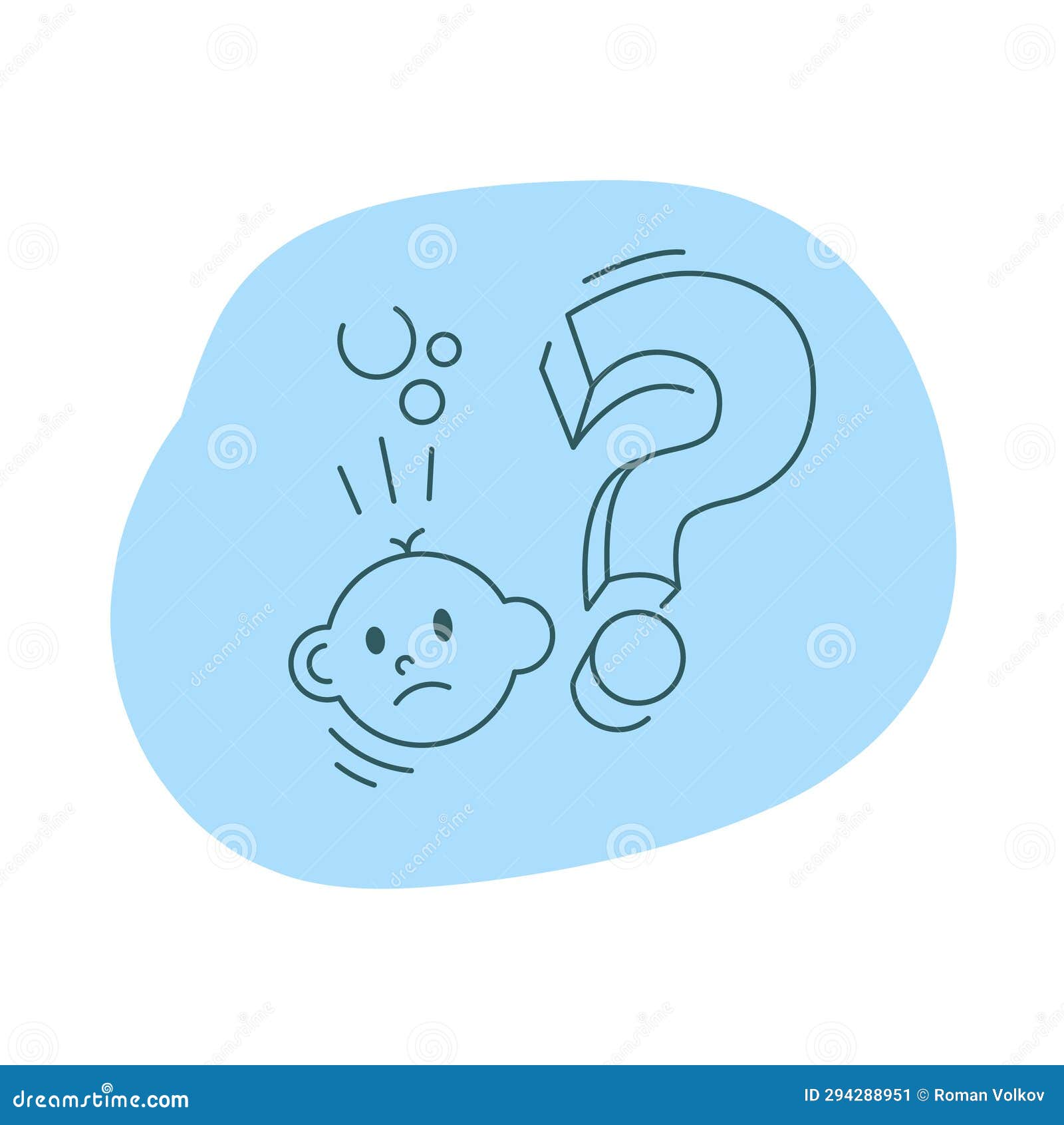 Perplexed Man Vector Character Design Stock Vector - Illustration of ...