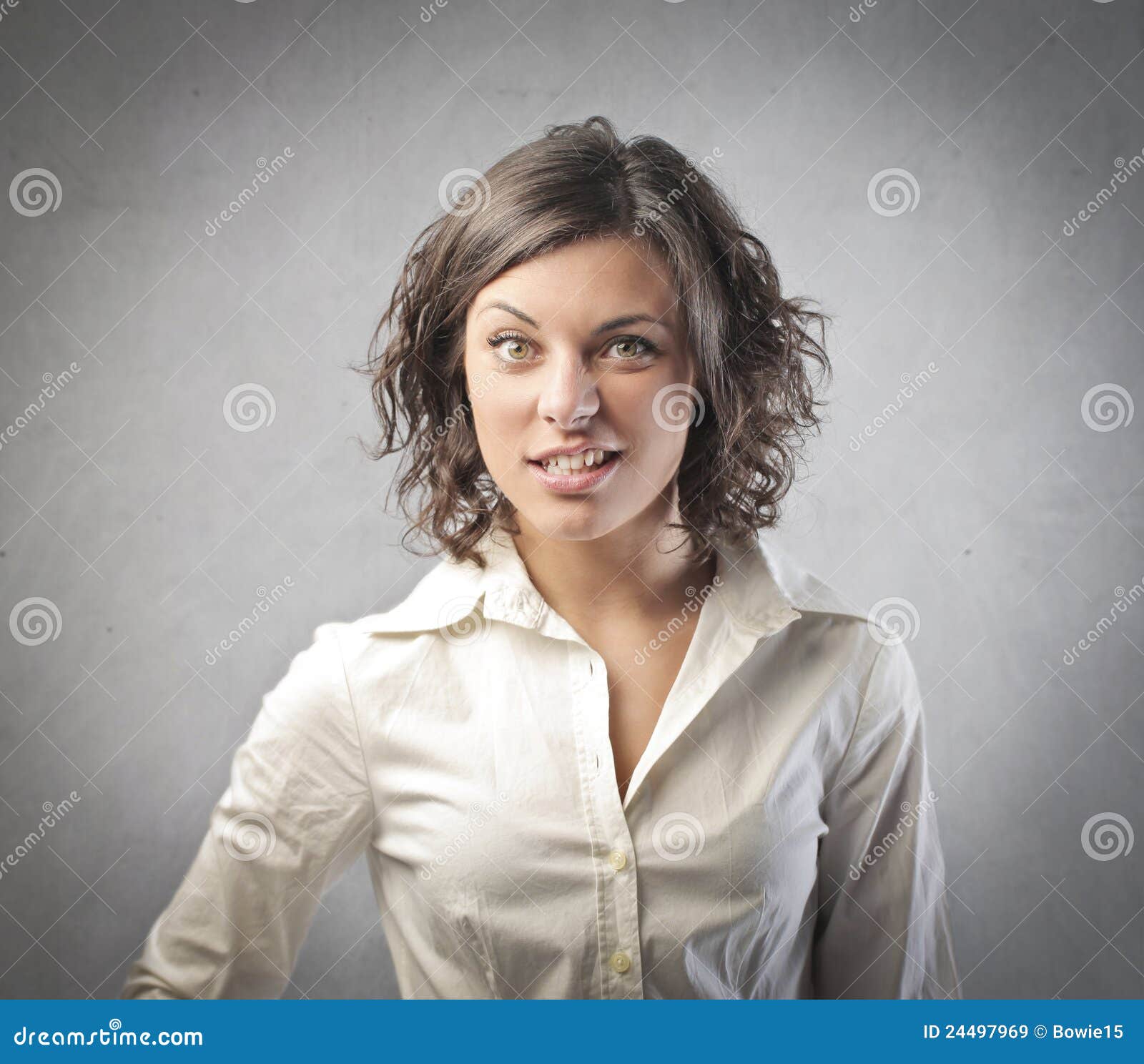 Perplexed woman stock image. Image of woman, face, portrait - 24497969