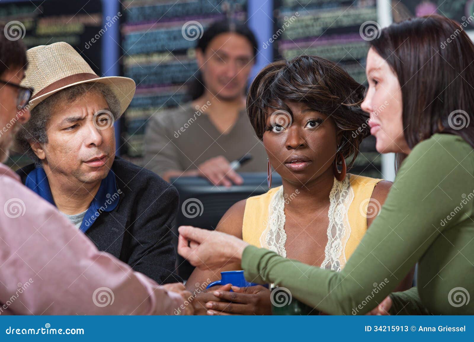 Group Of Puzzled People In Question Mark Stock Photo | CartoonDealer ...