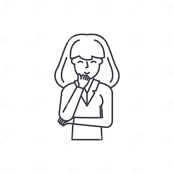 Perplexity Line Icon Concept. Perplexity Vector Linear Illustration ...