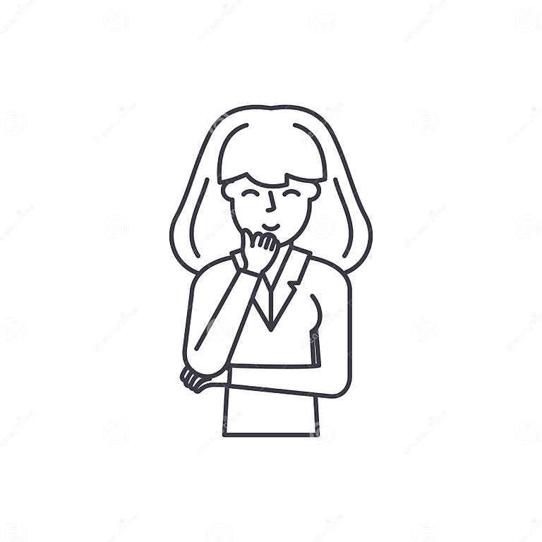 Perplexity Line Icon Concept. Perplexity Vector Linear Illustration ...