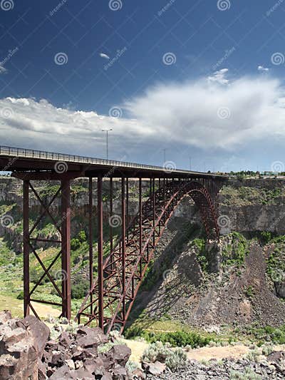 Perrine Bridge stock image. Image of perrine, canyon - 15170141