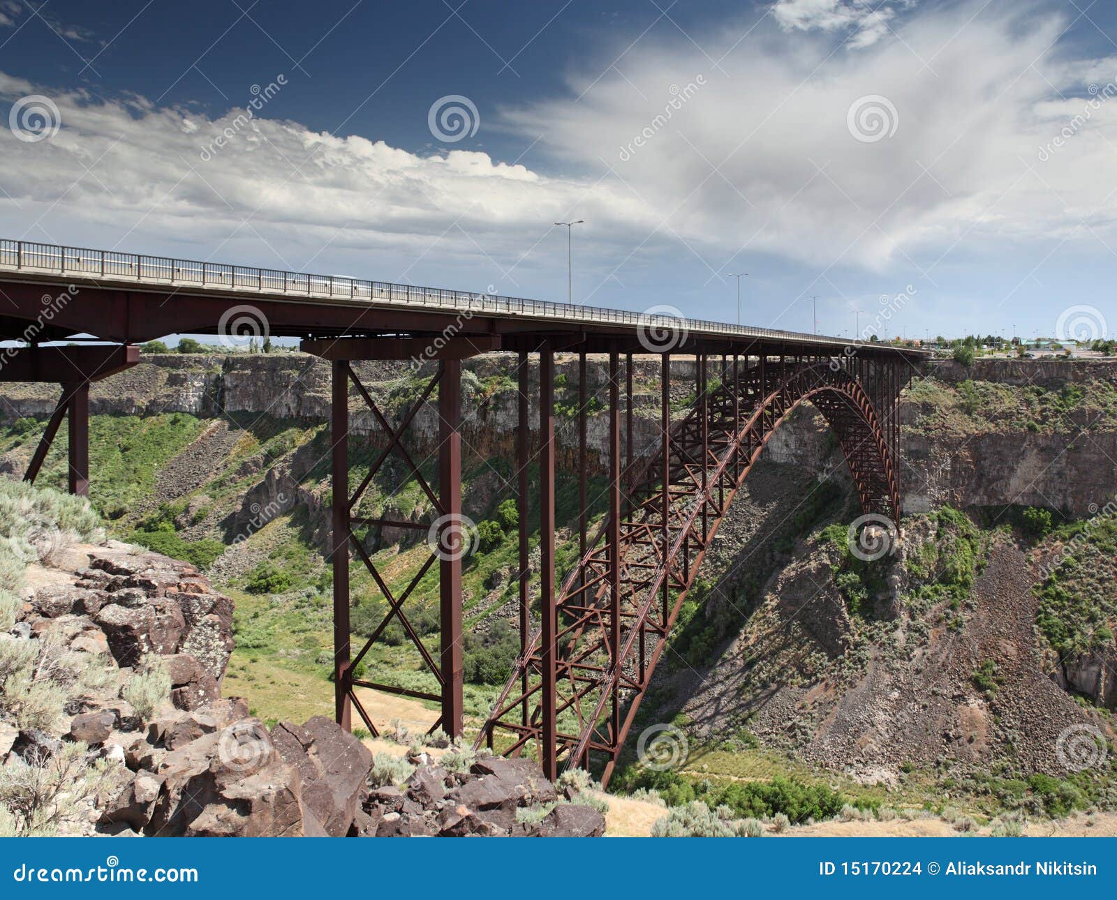 Perrine Bridge stock photo. Image of highway, snake, landscape - 15170224