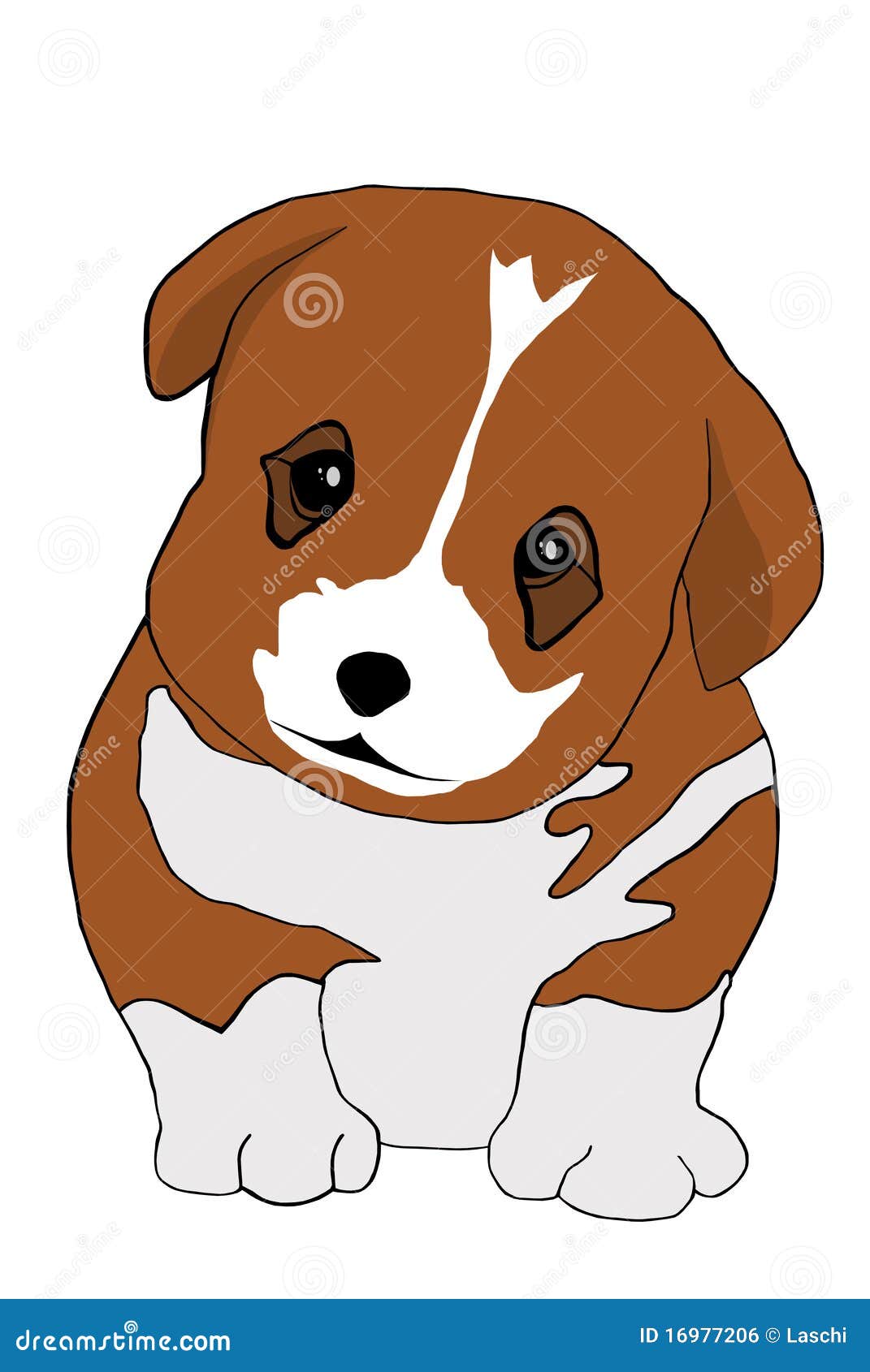 Perrito ilustración del vector. Ilustración de perrera - 16977206