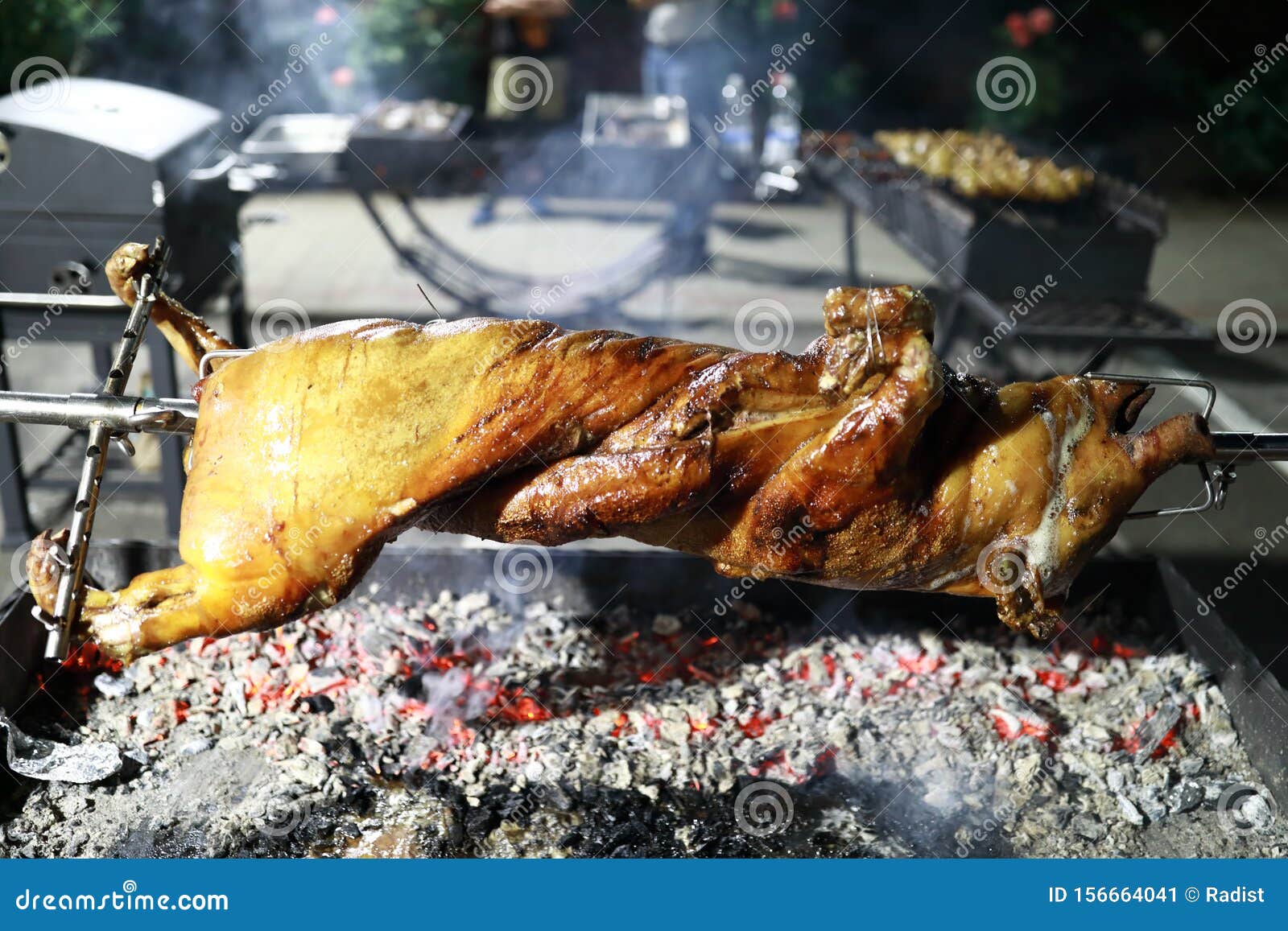 Perro asado al escudo imagen de archivo. Imagen de alimento - 156664041