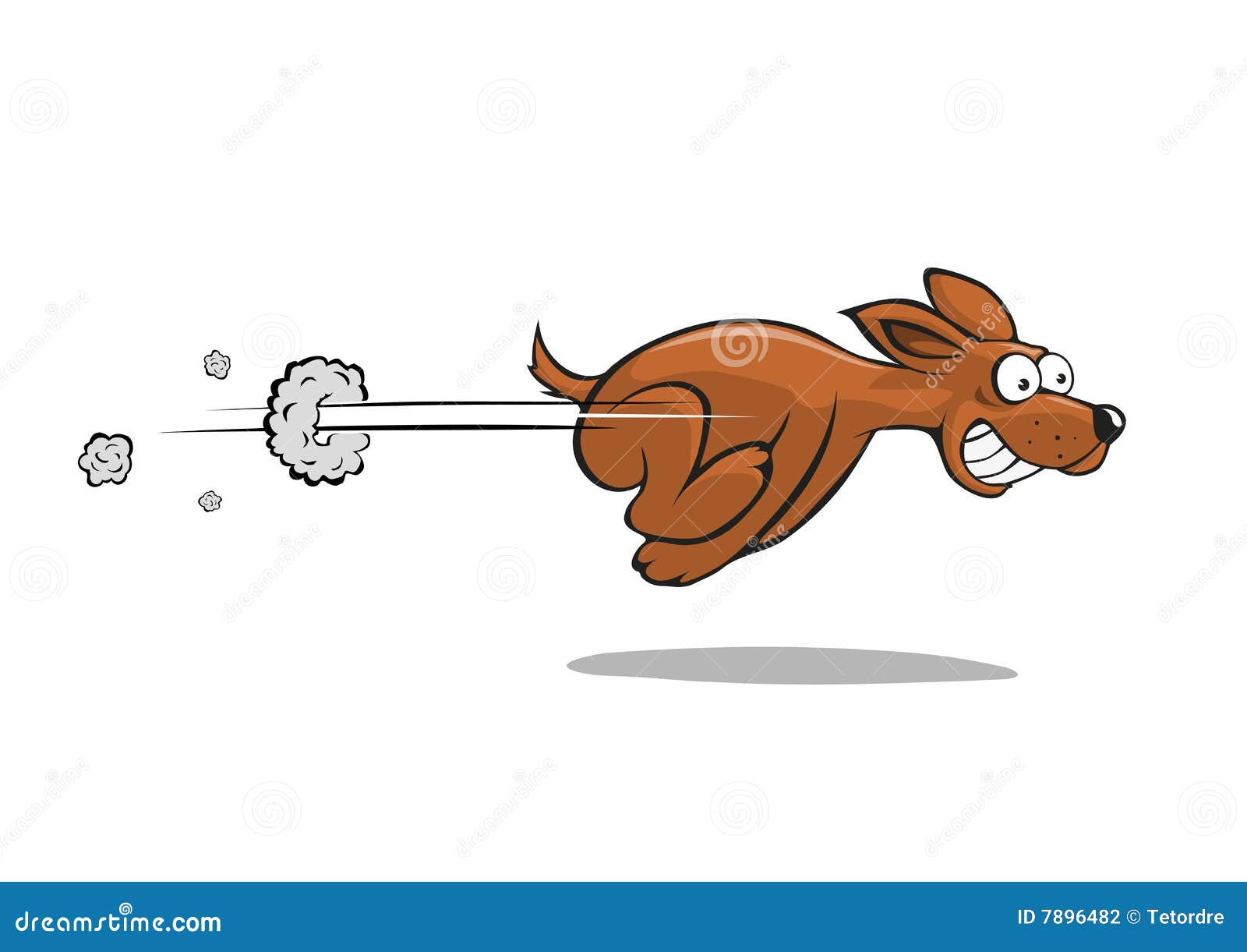 Perro rápido stock de ilustración. Ilustración de caracteres - 7896482