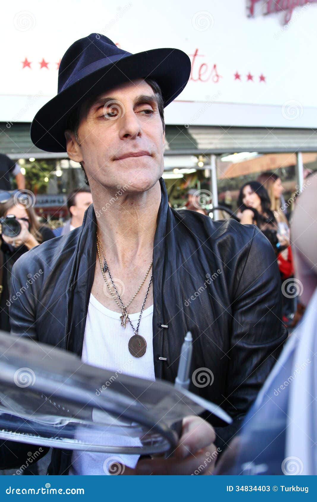 Perry Farrell editorial stock photo. Image of perry, shocking - 34834403