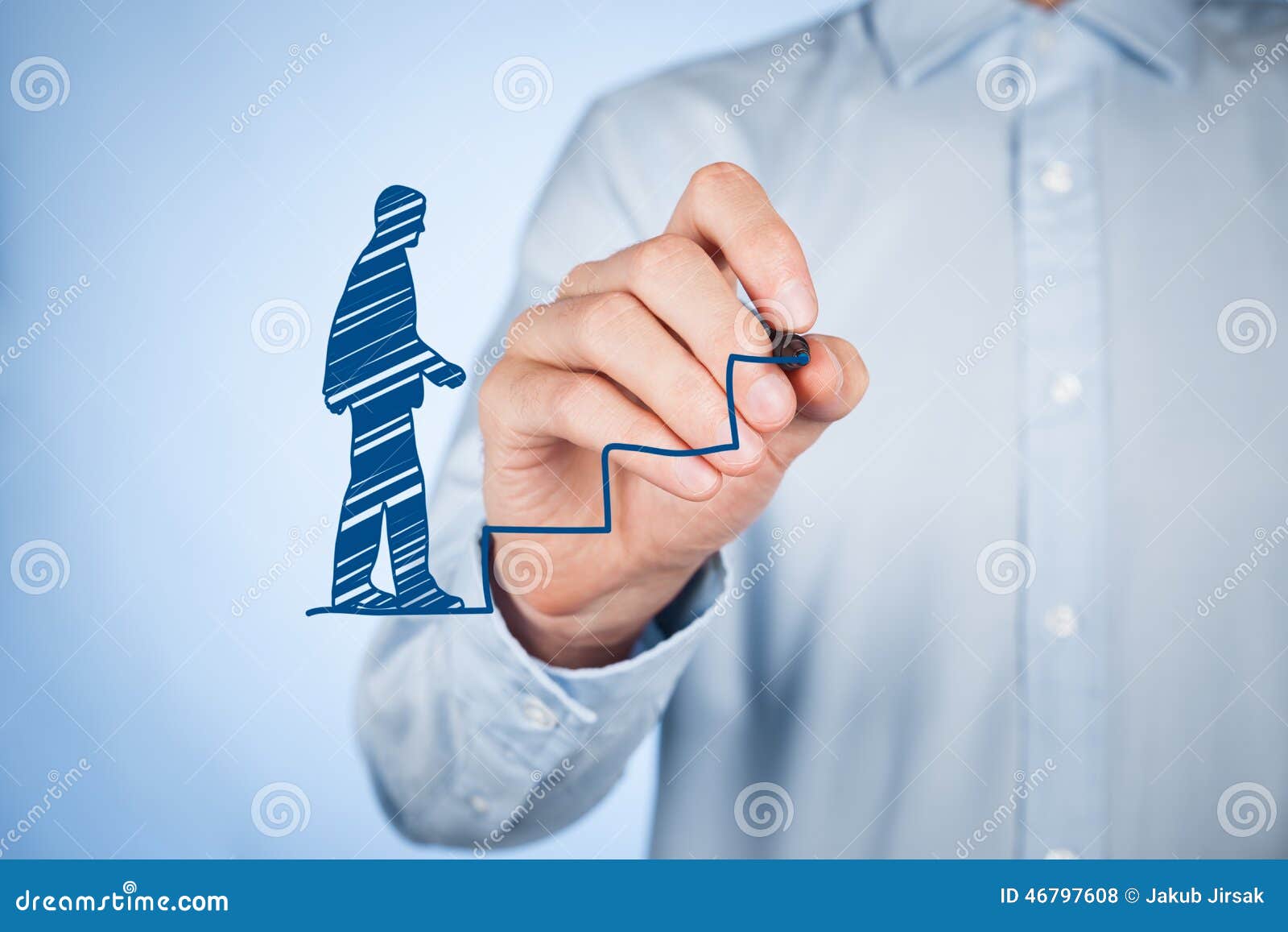 Persönliche Entwicklung stockfoto. Bild von geschäftsmann - 46797608