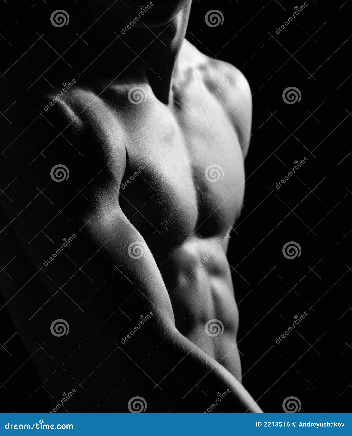 Pers van een mens stock foto. Image of adonis, geschiktheid - 2213516