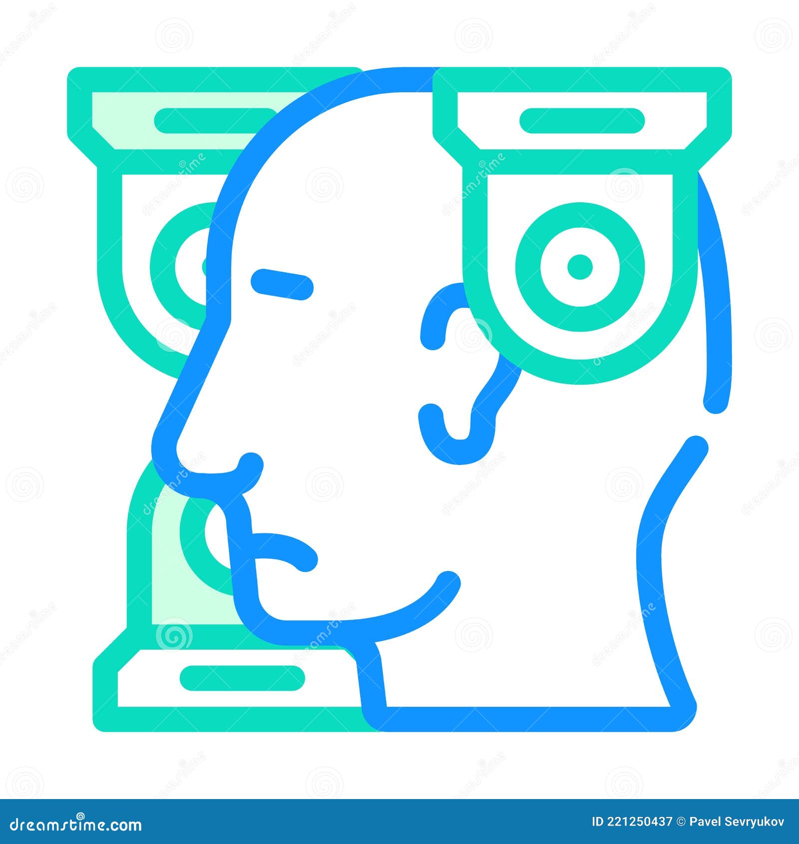 Persecution Mania Problem Color Icon Vector Illustration Stock Vector ...