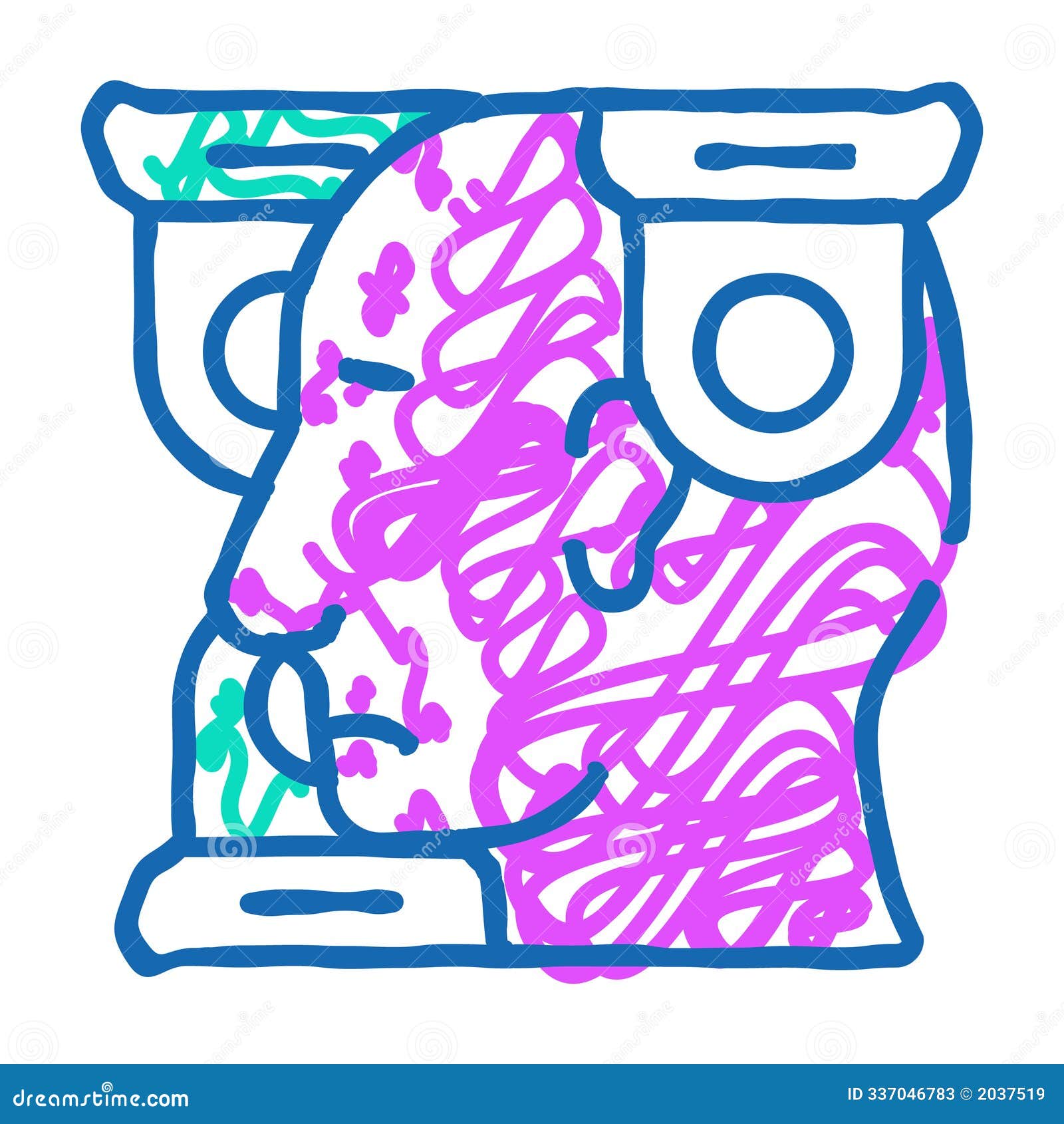 Persecution Mania Problem Icon Doodle Illustration Stock Image - Image ...