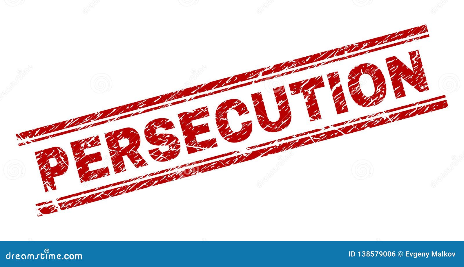 Scratched Textured PERSECUTION Stamp Seal Stock Vector - Illustration ...