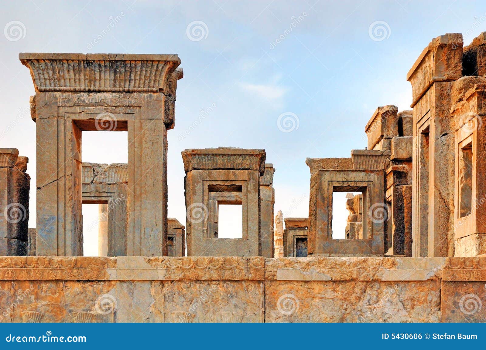 Persepolis stock photo. Image of apadana, treasury, building - 5430606