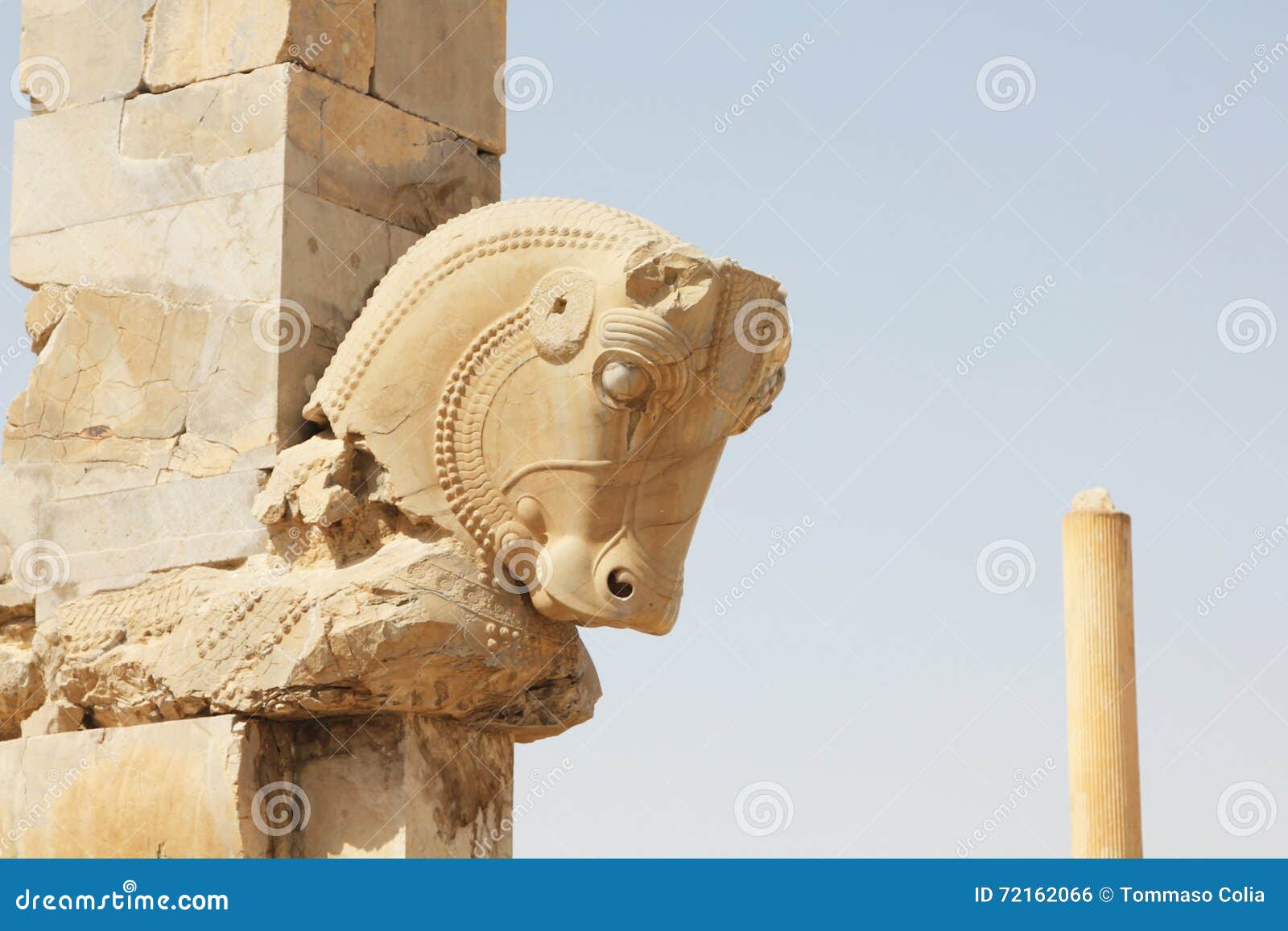 Persepolis Ancient Ruins, Iran Stock Photo - Image of statue, empire ...
