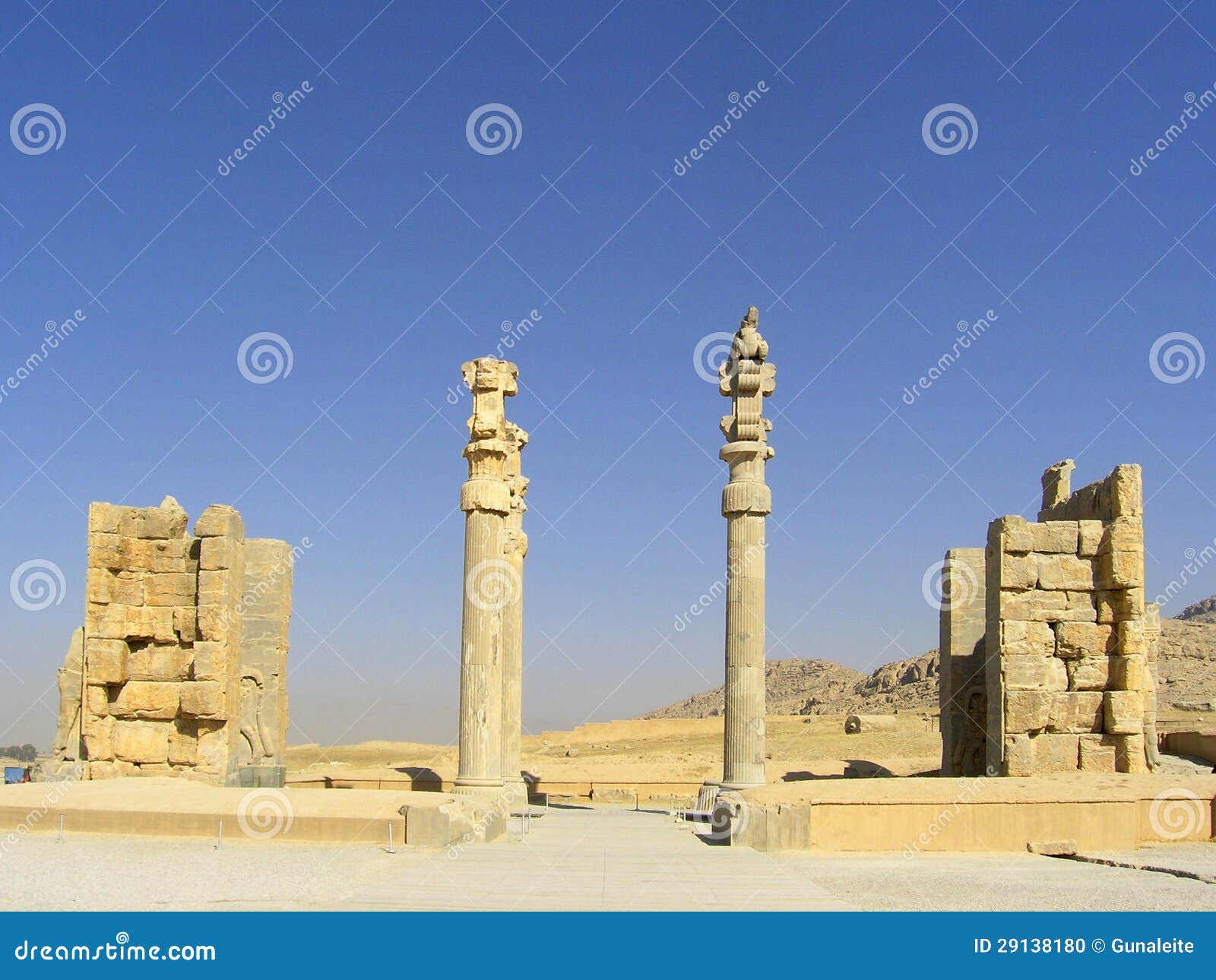 Persepolis: Gate of All Nations from Side Stock Photo - Image of ...