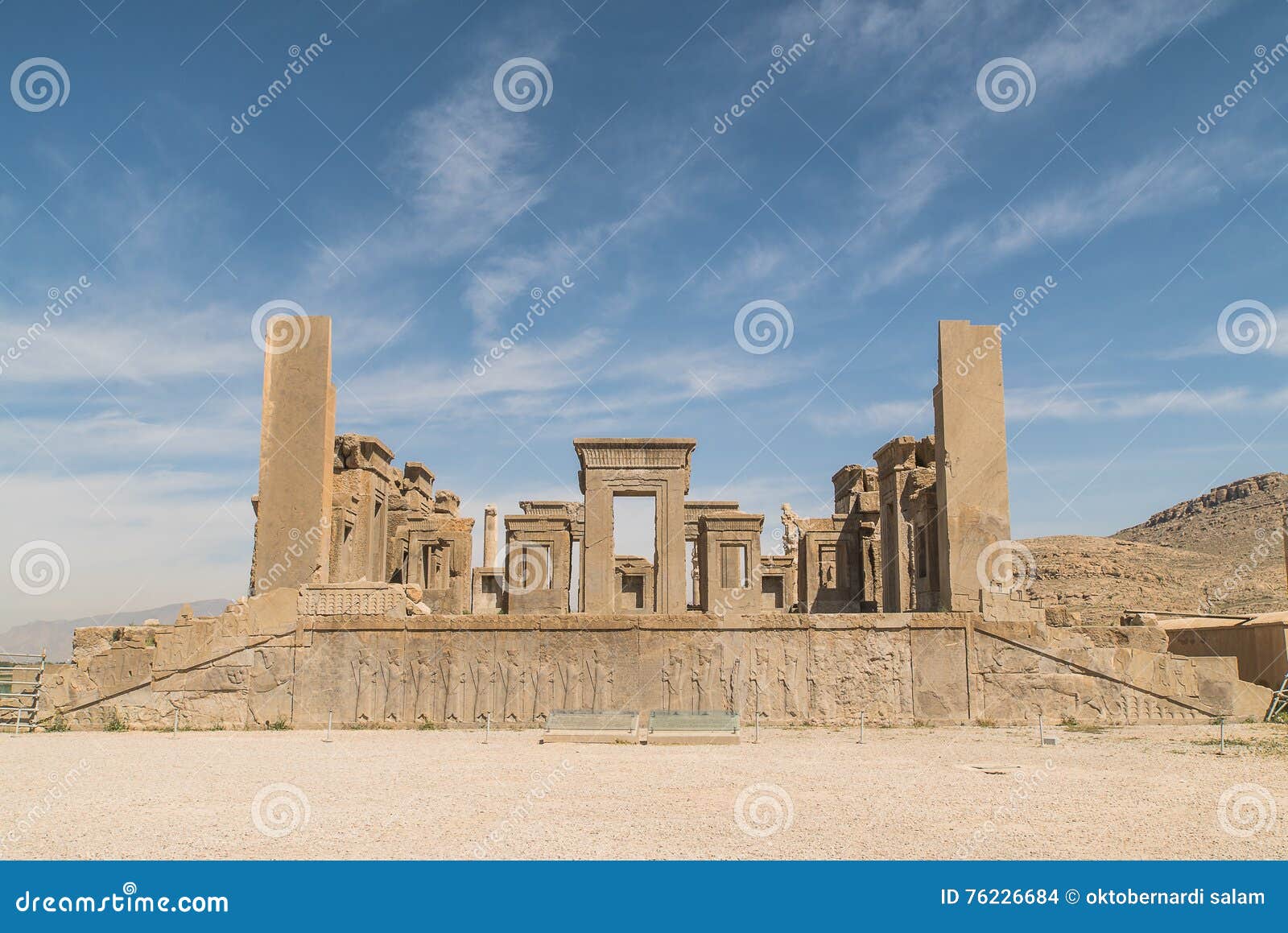 Persepolis, Iran stock photo. Image of sand, building - 76226684