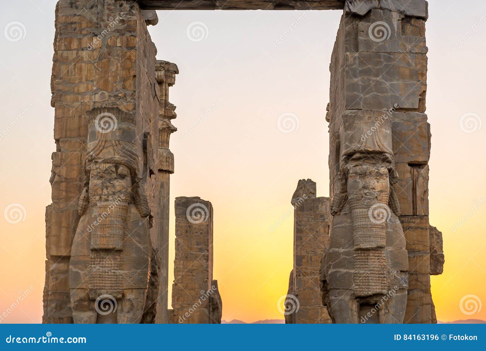 Persepolis in Iran stock photo. Image of history, lamassu - 84163196