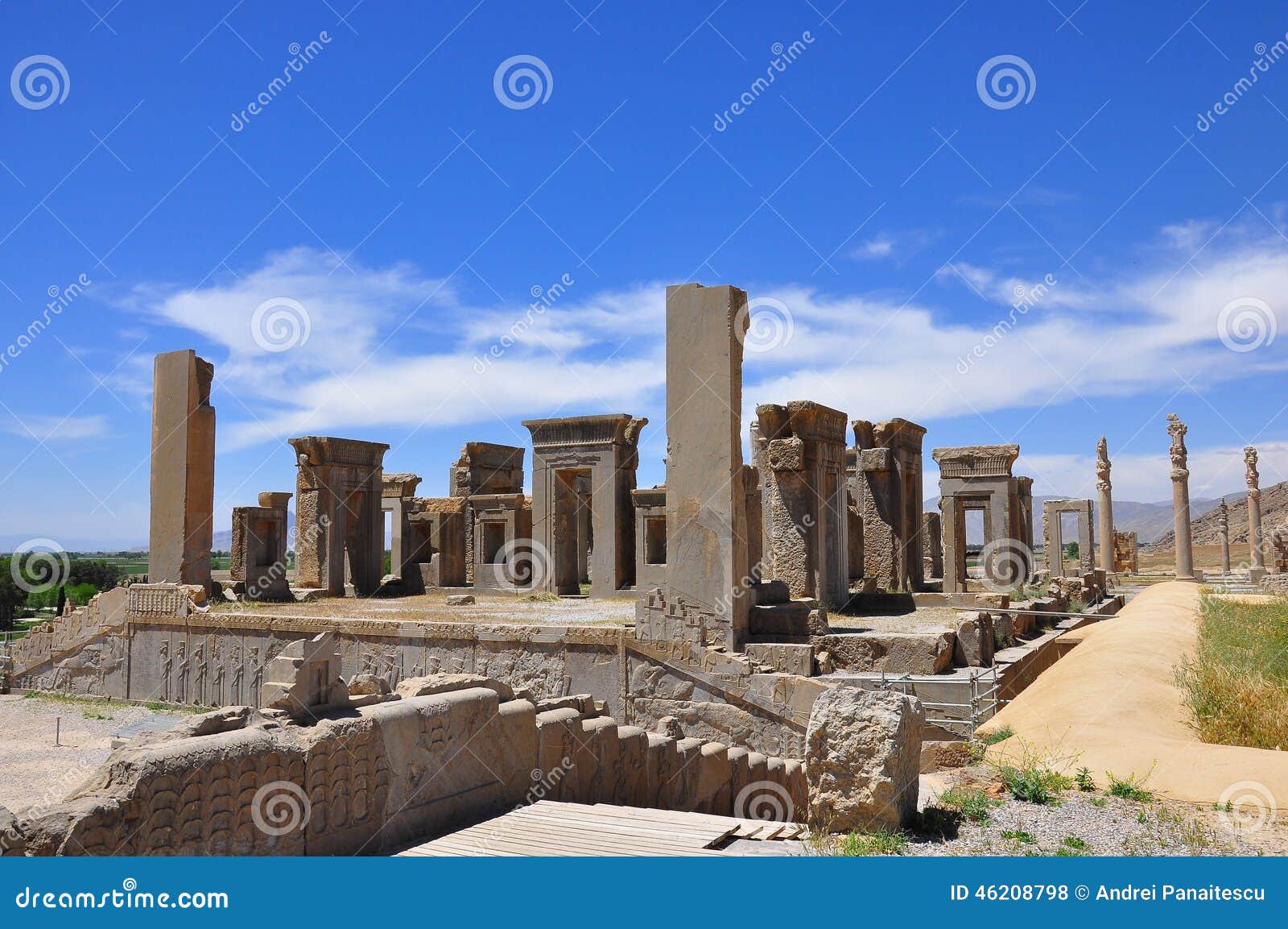 PERSEPOLIS IRAN stock photo. Image of detail, relief - 46208798
